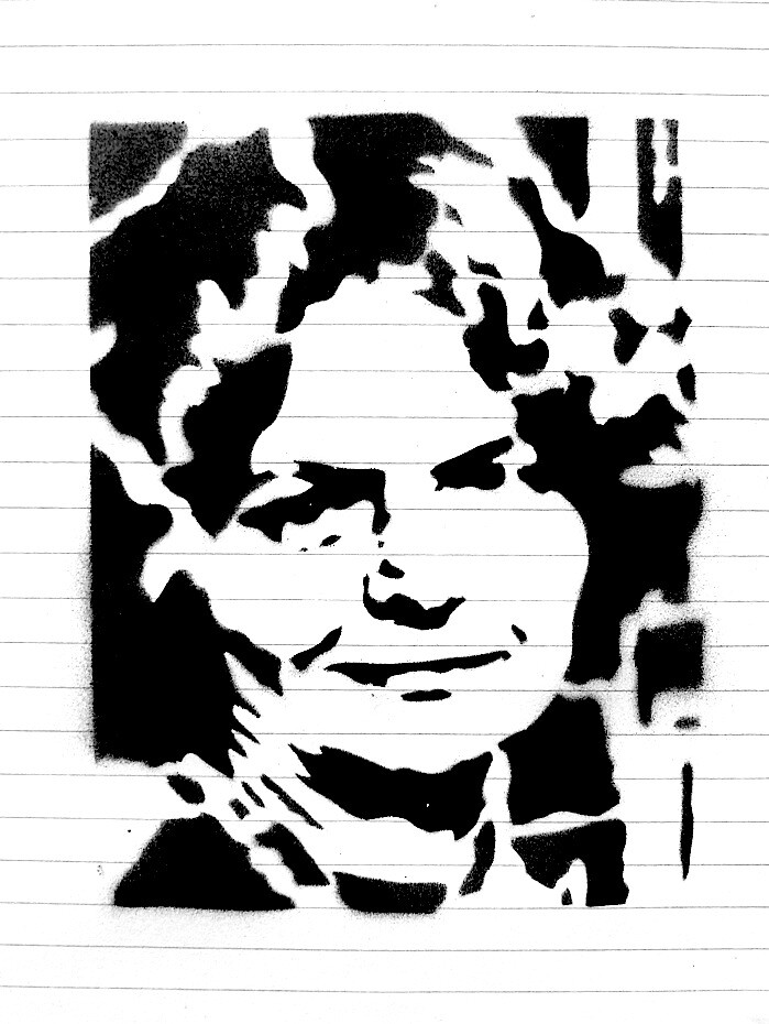 ArtStation - Stencil portrait