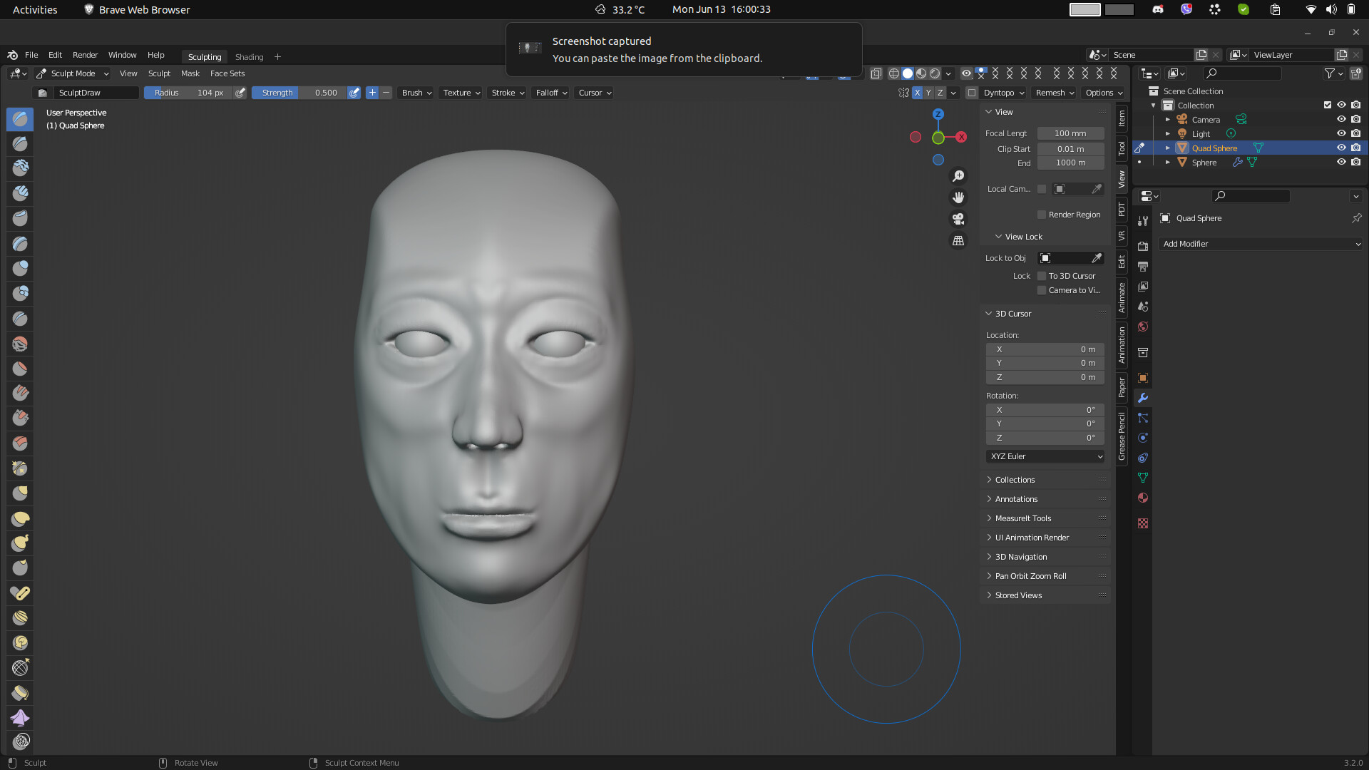 ArtStation - Study - Head Sculpting