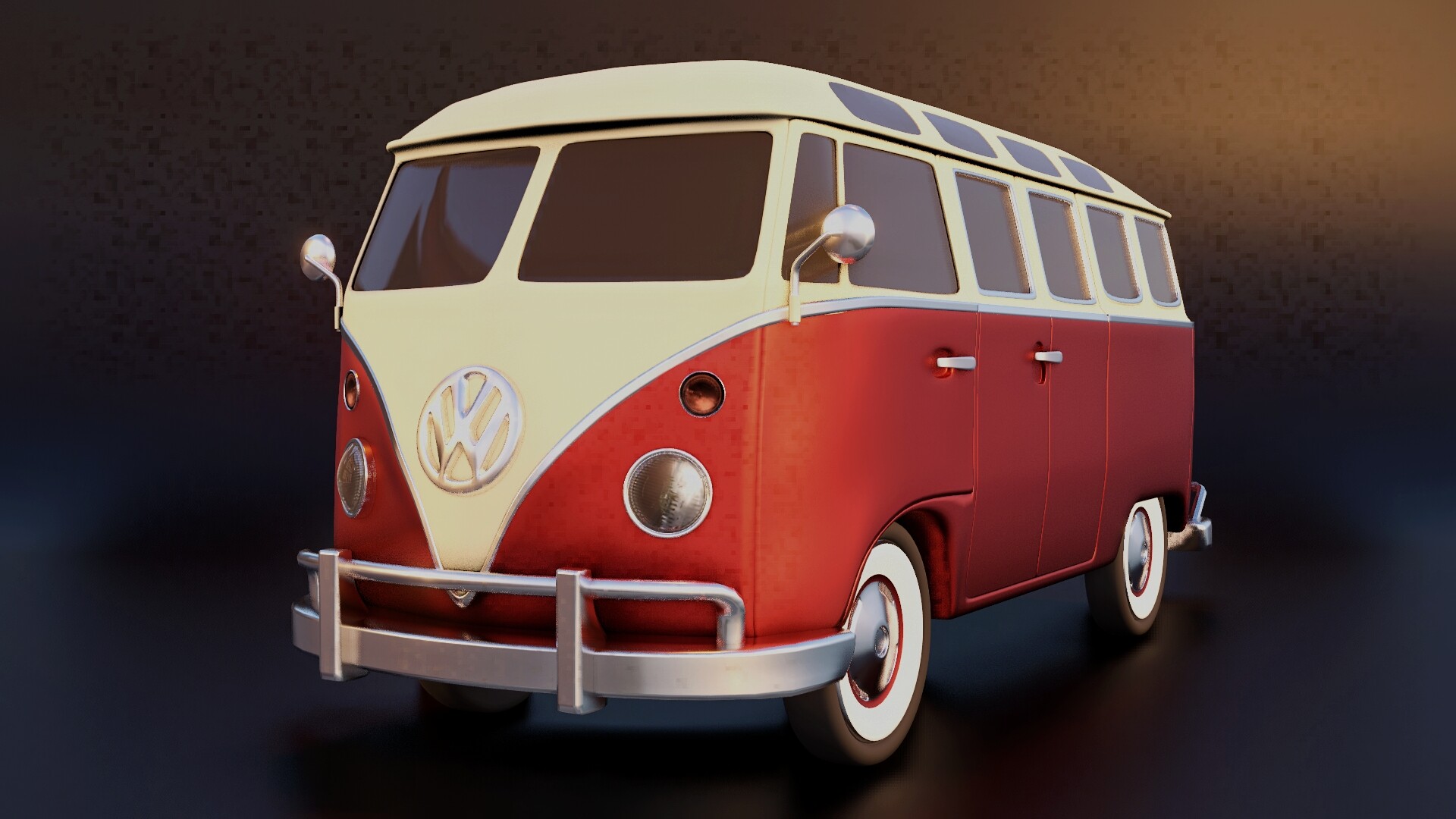 ArtStation - Volkswagen Bus