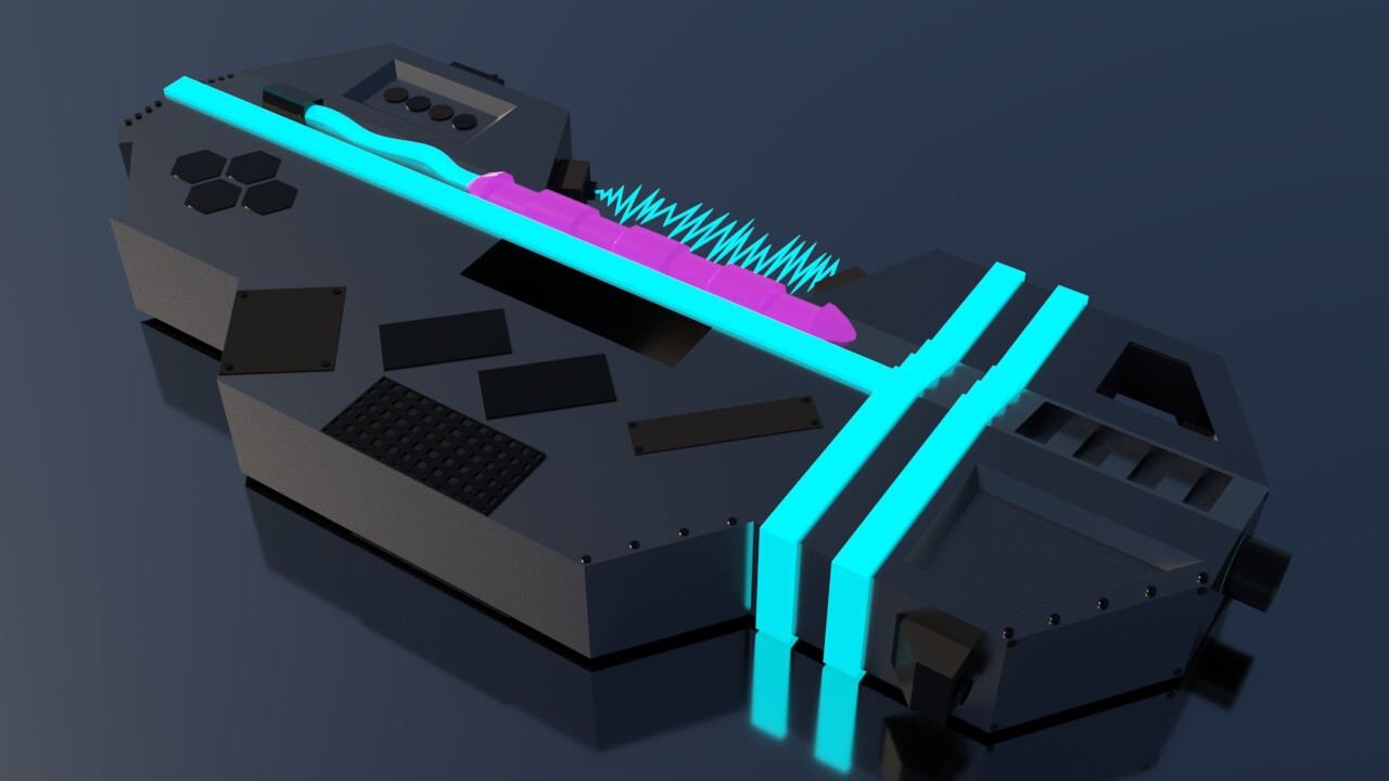 ArtStation - No Man's Sky Inspired Prop - Gun