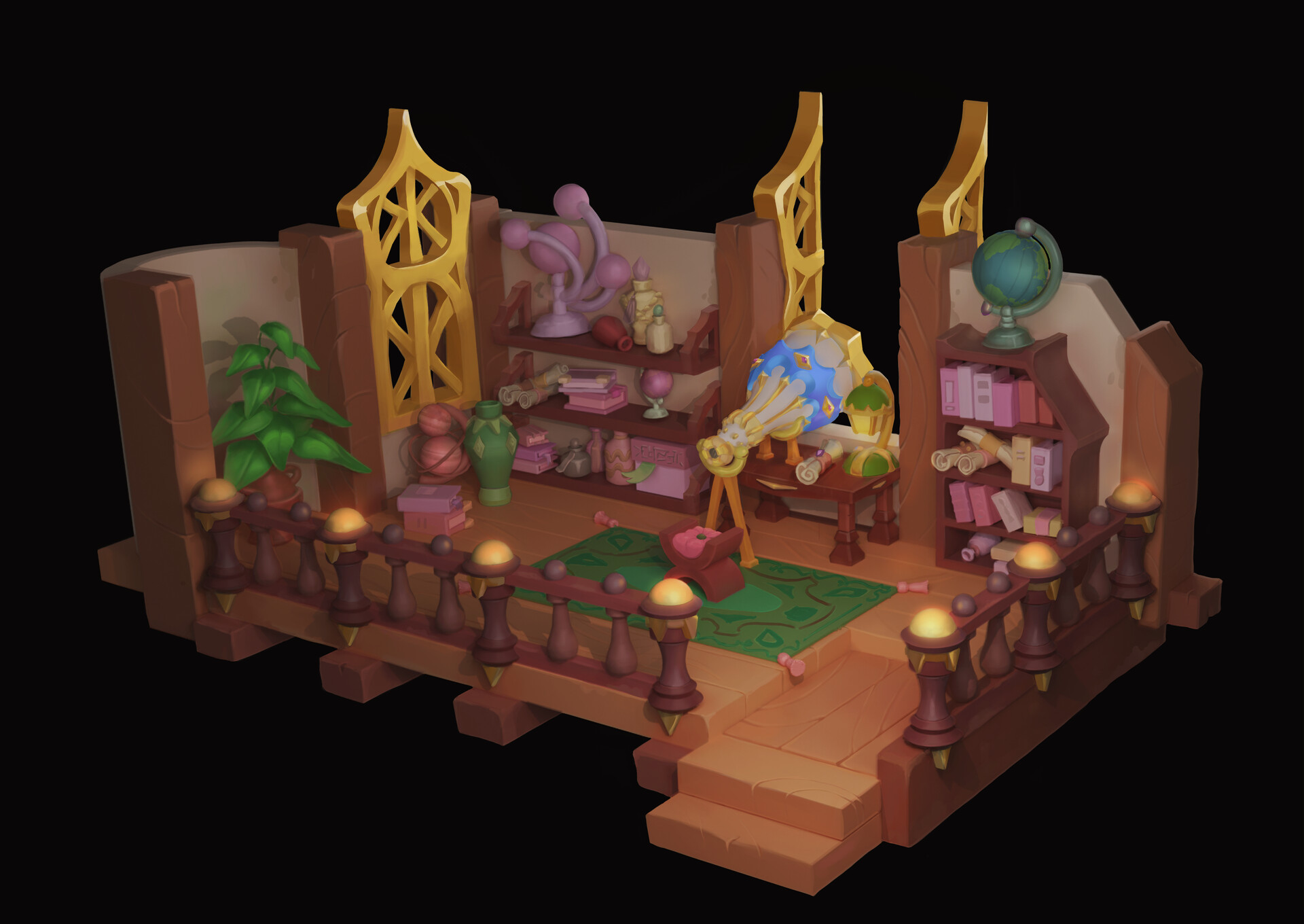 ArtStation - Stargazer's Room