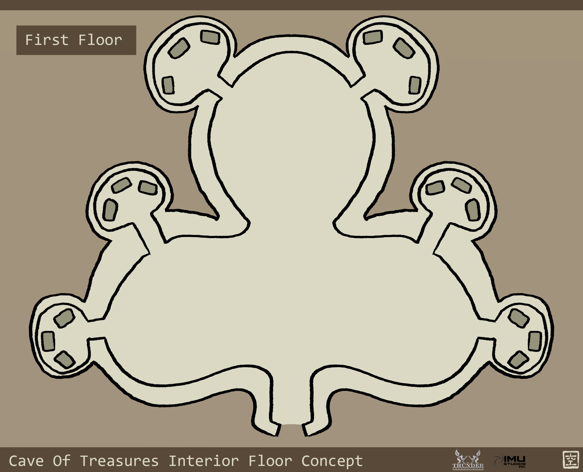 ArtStation - Cave Map Layout