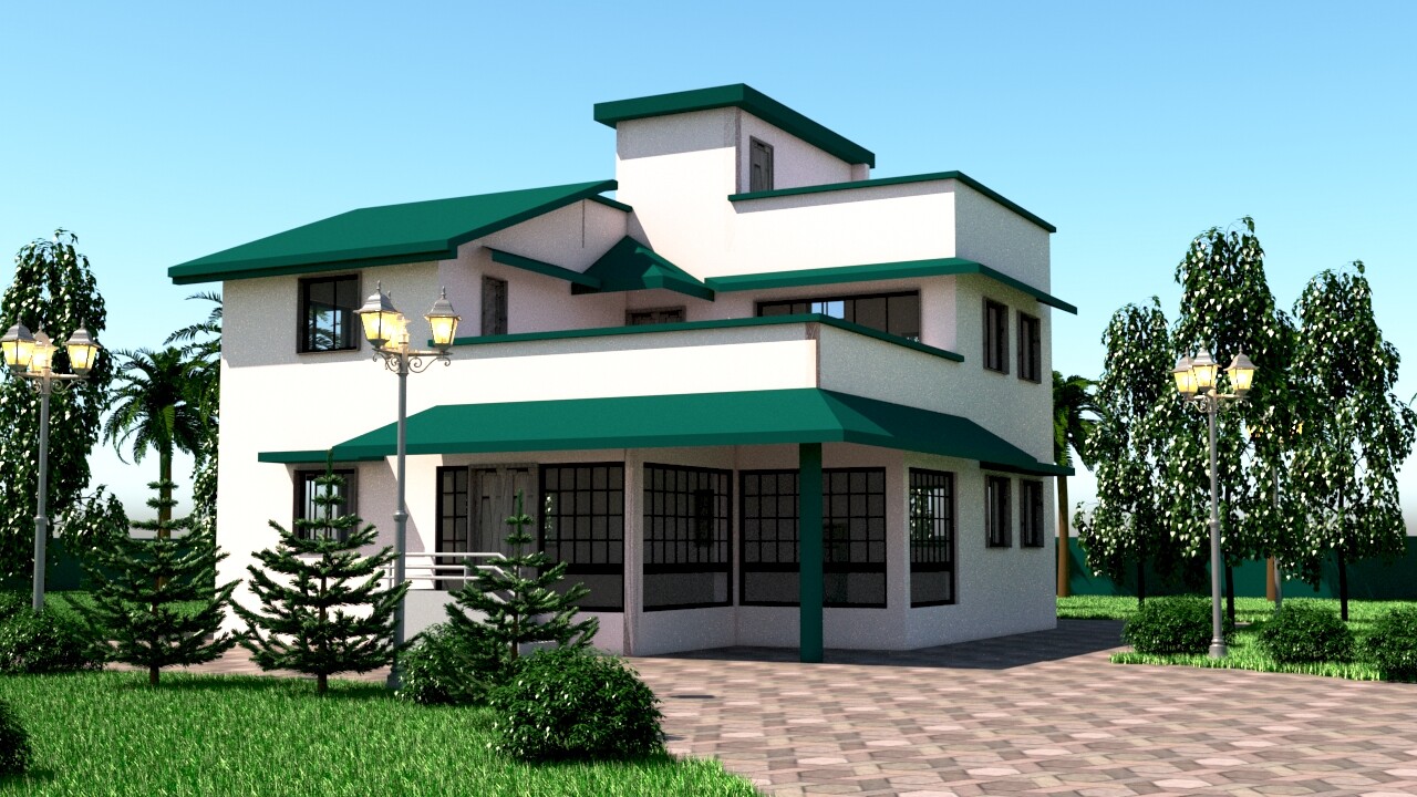 ArtStation - 3d Exterior Model