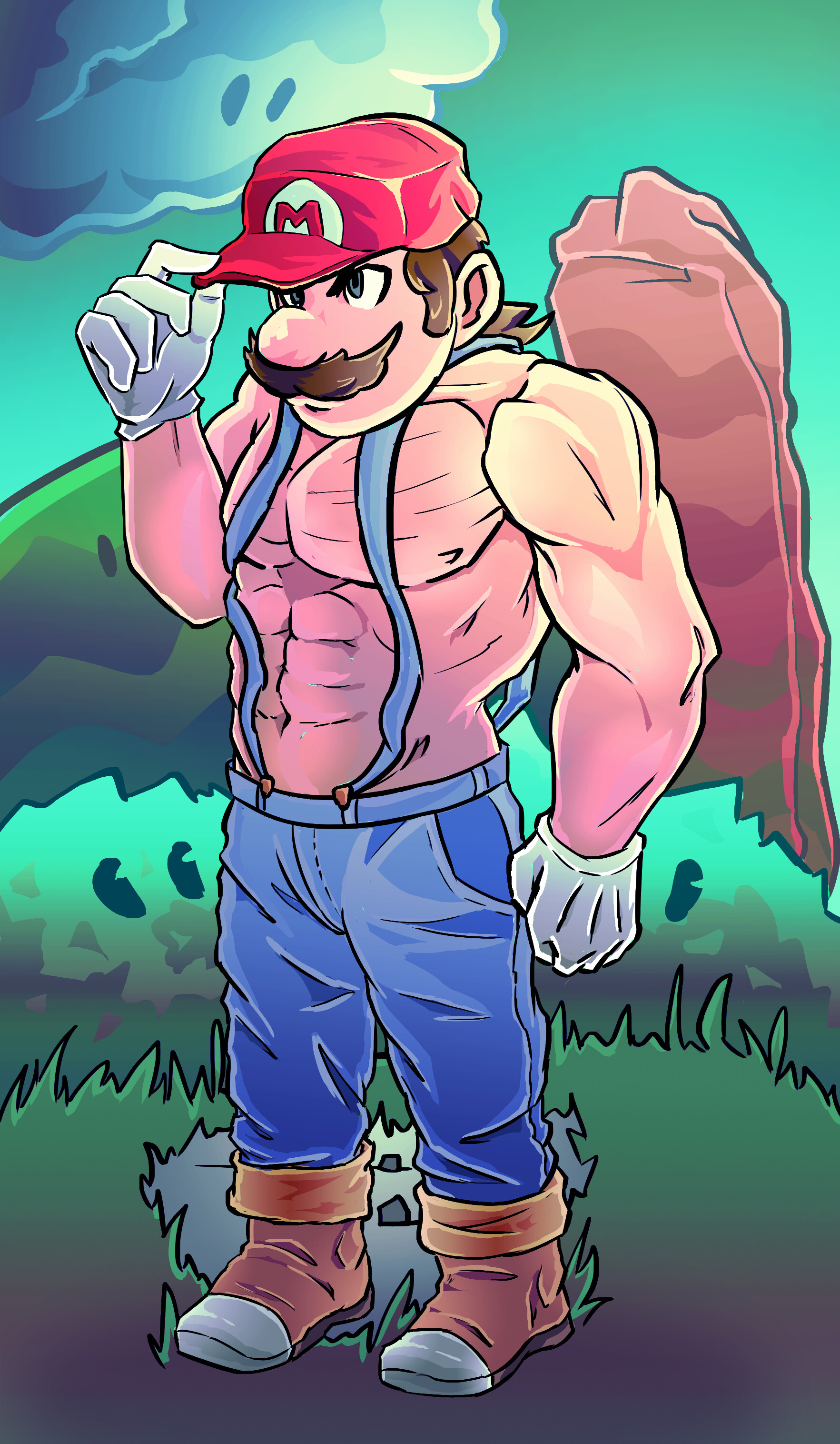 ArtStation - Buff Mario