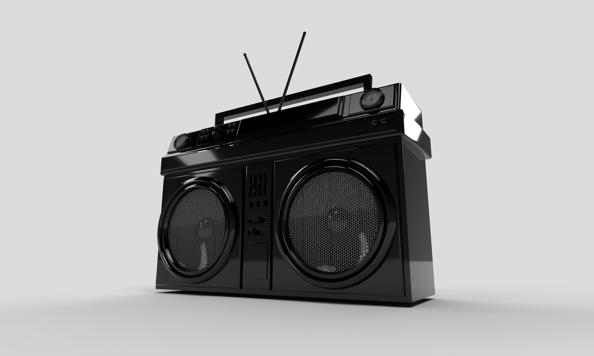 ArtStation - 1990's Boombox