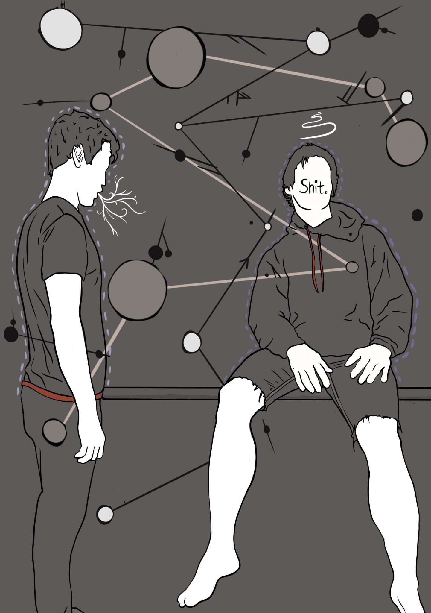 ArtStation - Stuck between Intention and yourself