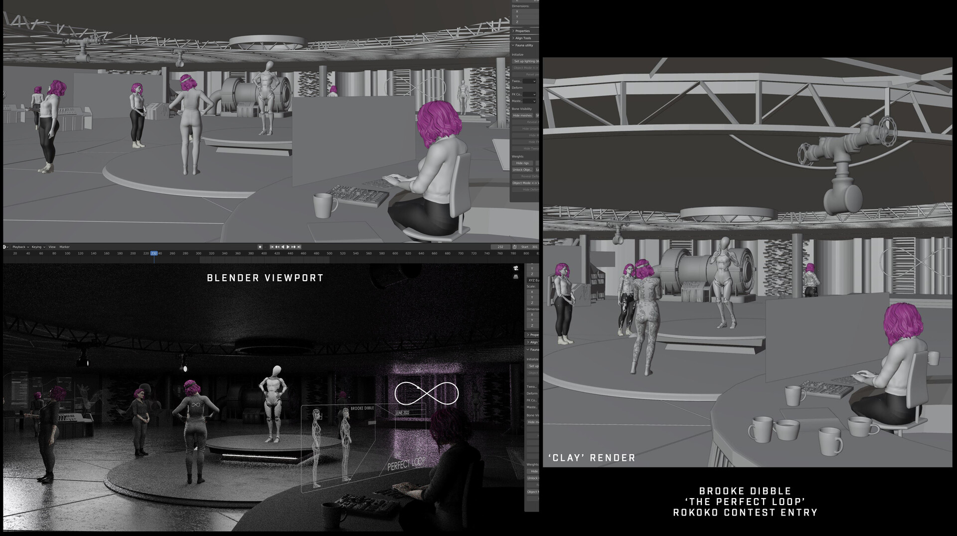 Brooke Dibble - 'The Perfect Loop' - Rokoko animation challenge / first ...