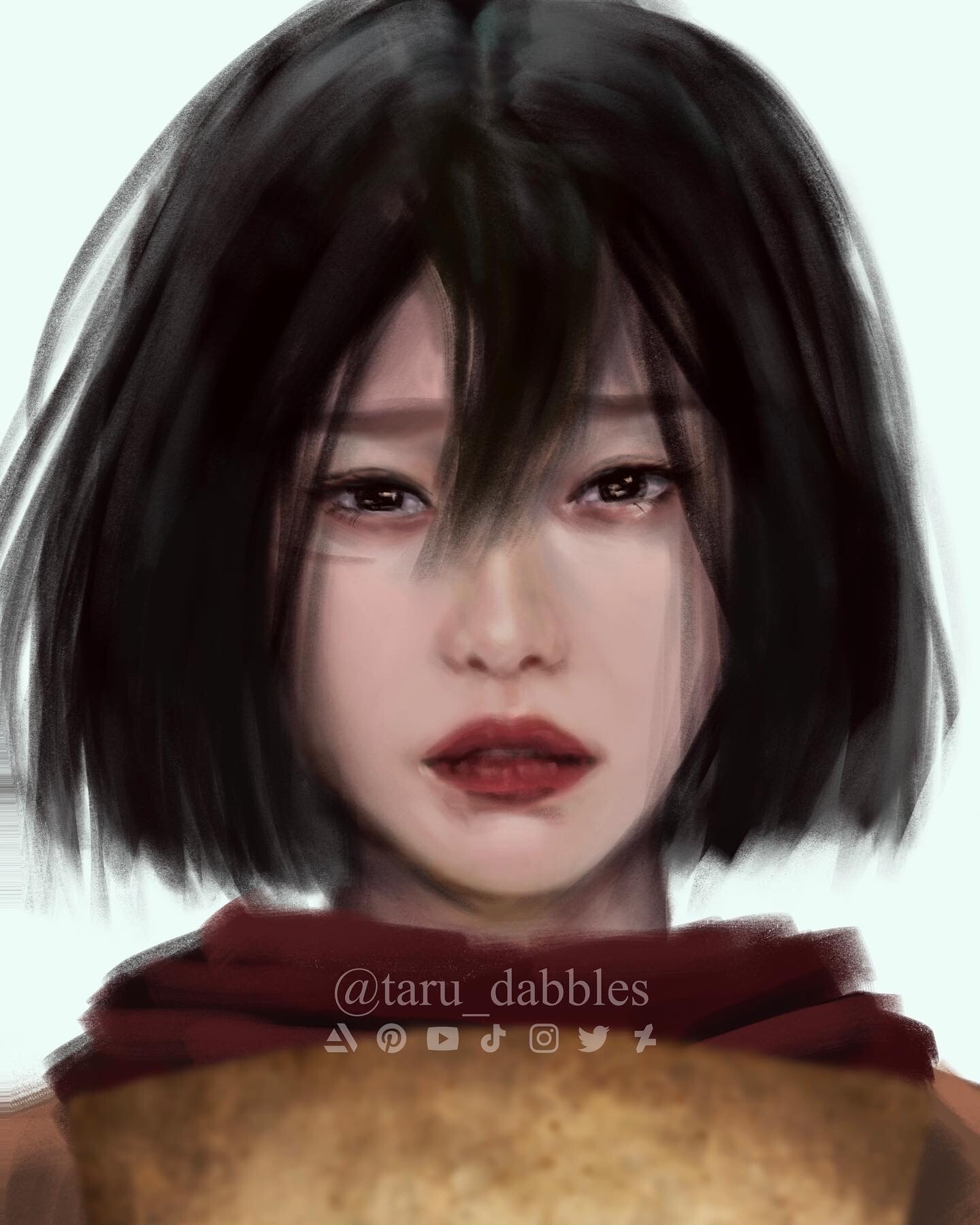 taru dabbles - Horse art