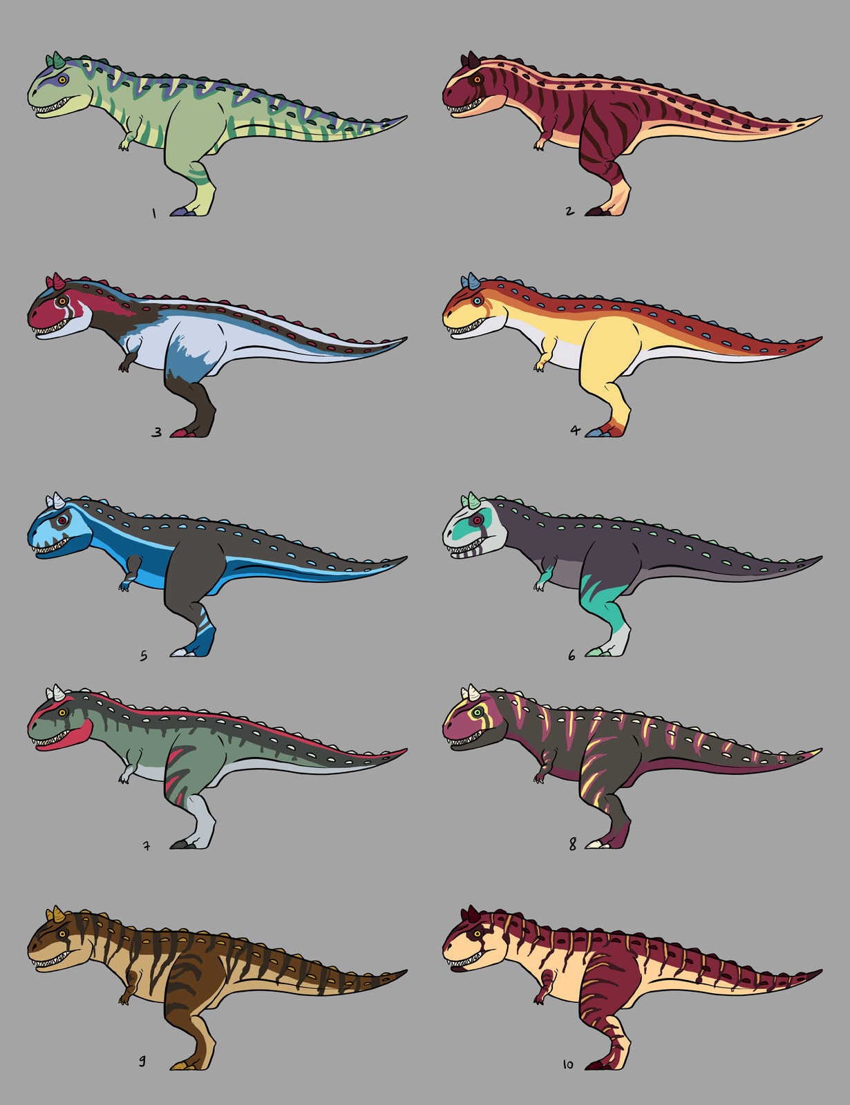 Alice Monstrinho - Dino's Survival Run - Concept art and Illustration