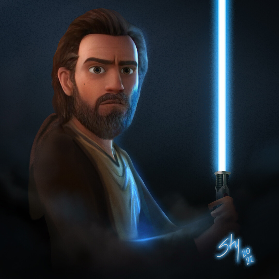 ArtStation - Obi Wan Kenobi Fanart