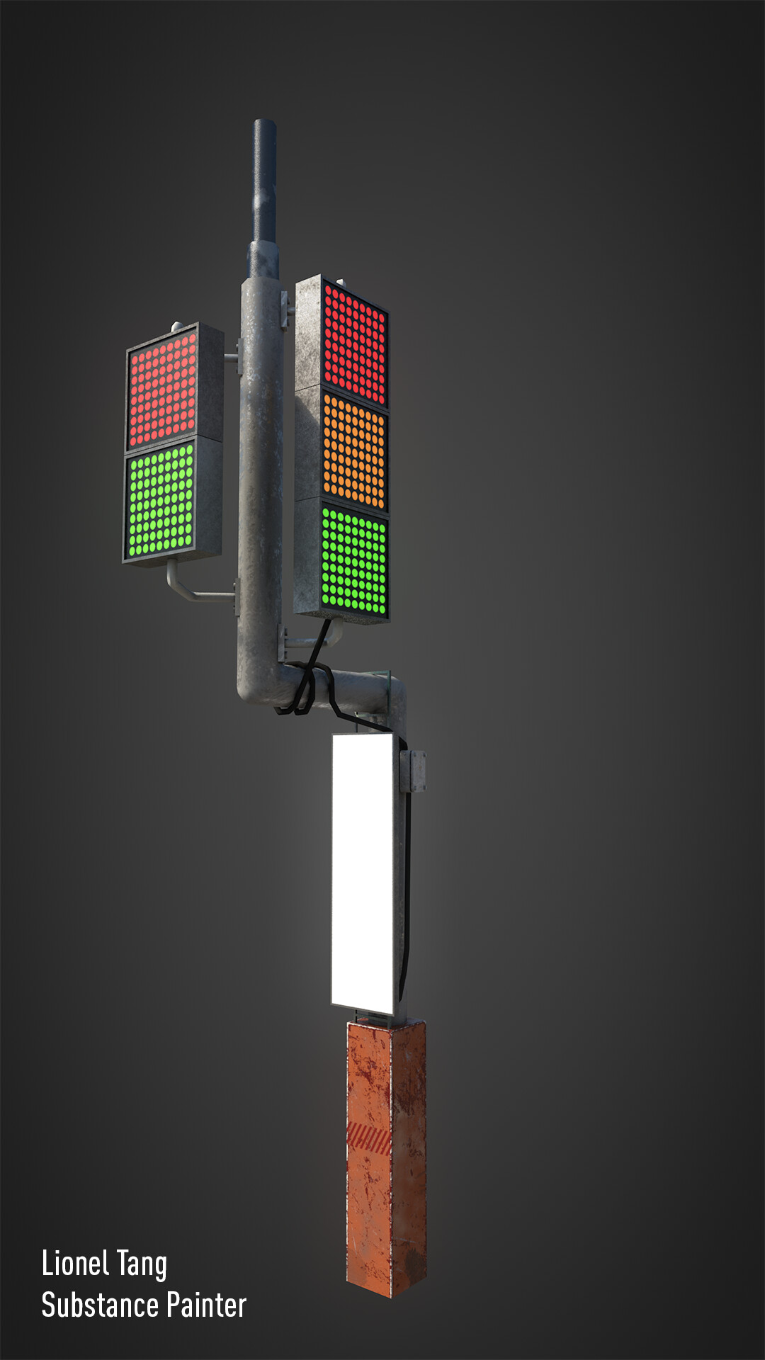 ArtStation - Cyberpunk Traffic Light