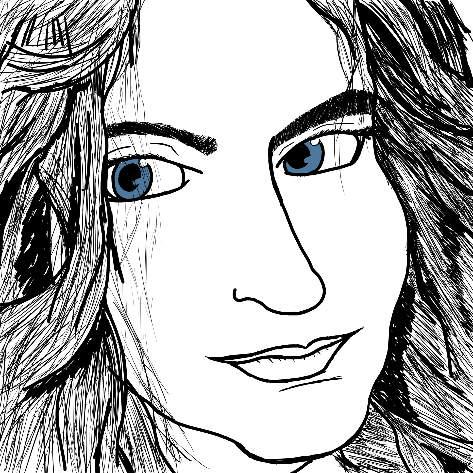 ArtStation - Sketch of a Person