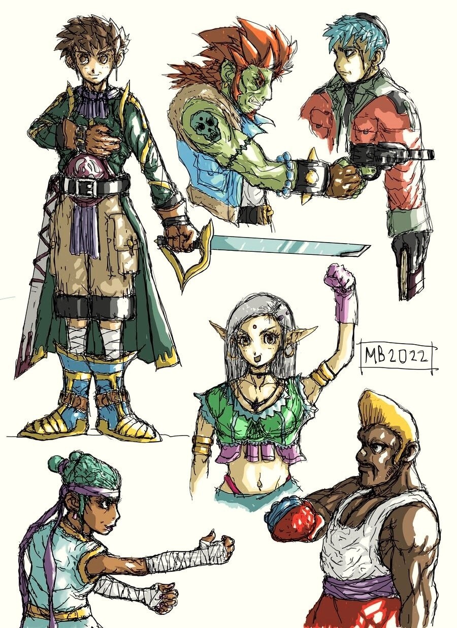 ArtStation - Character Sketches2