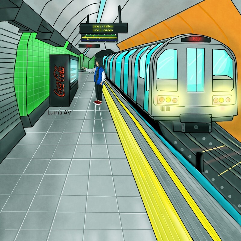 ArtStation - Metro station