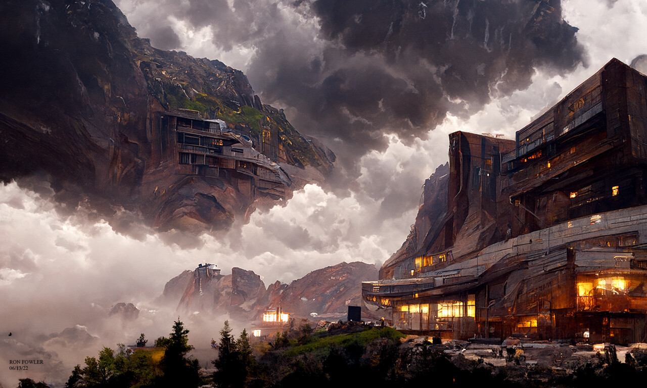 ArtStation - Mining Complex.