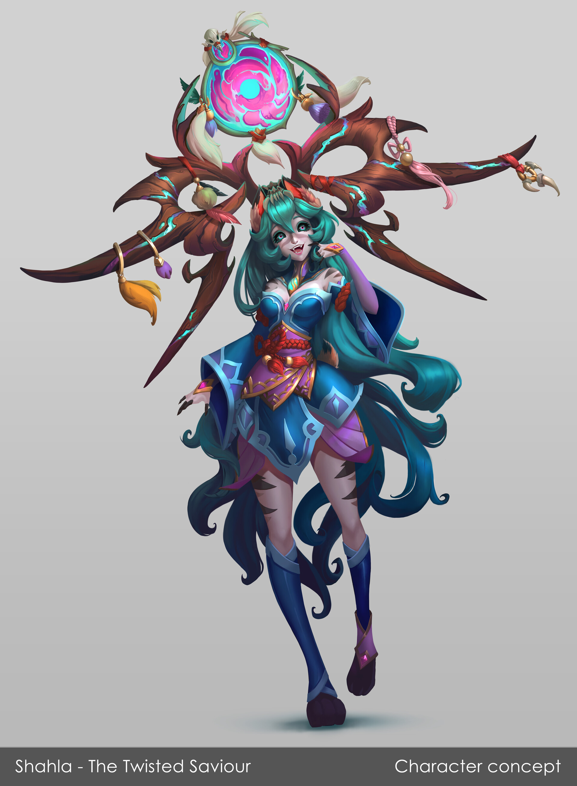 ArtStation - Shahla - The Twisted Vastaya (character concept)