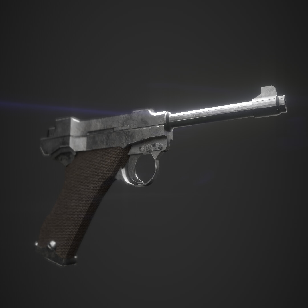 ArtStation - Luger Pistol