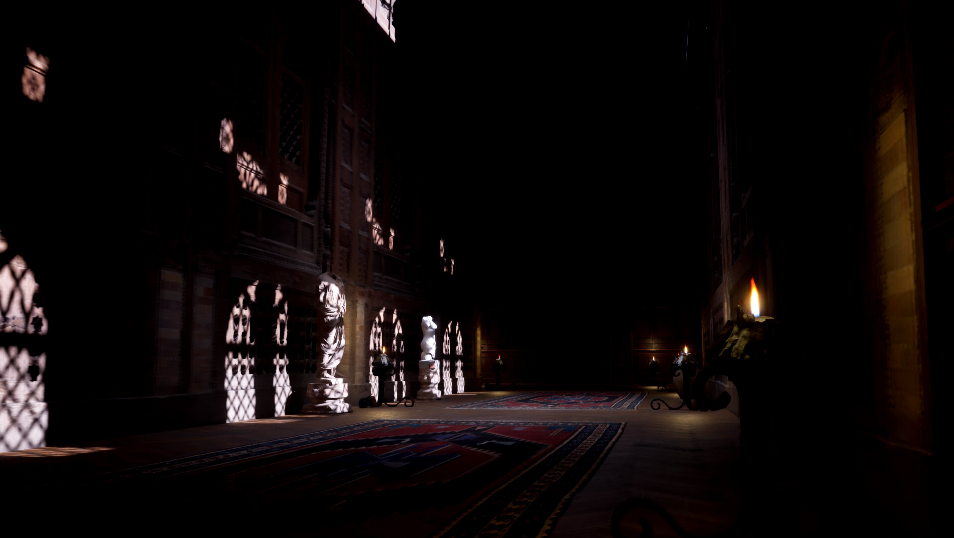 ArtStation - Dark Mansion Hallway