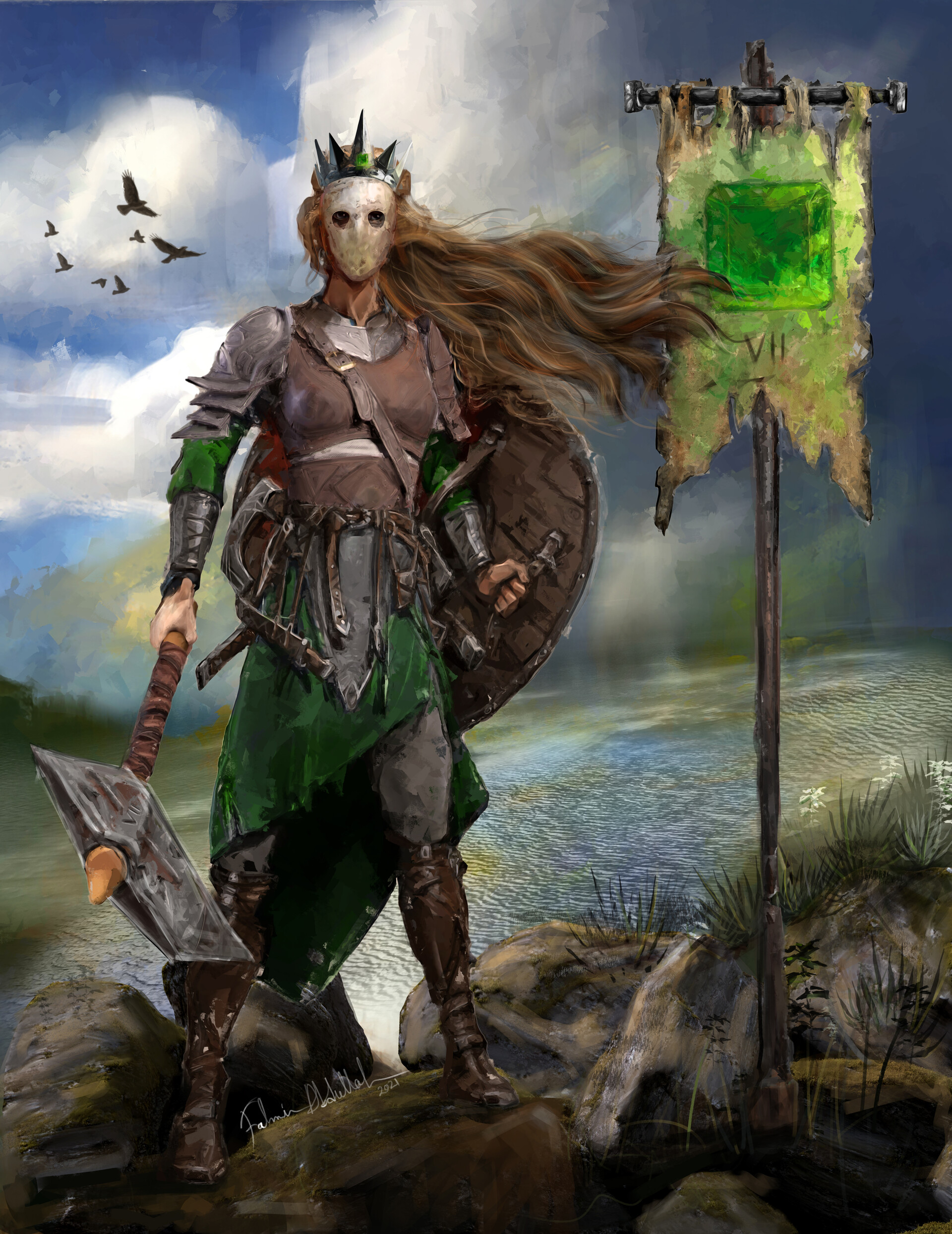 ArtStation - Warrior Queen 2