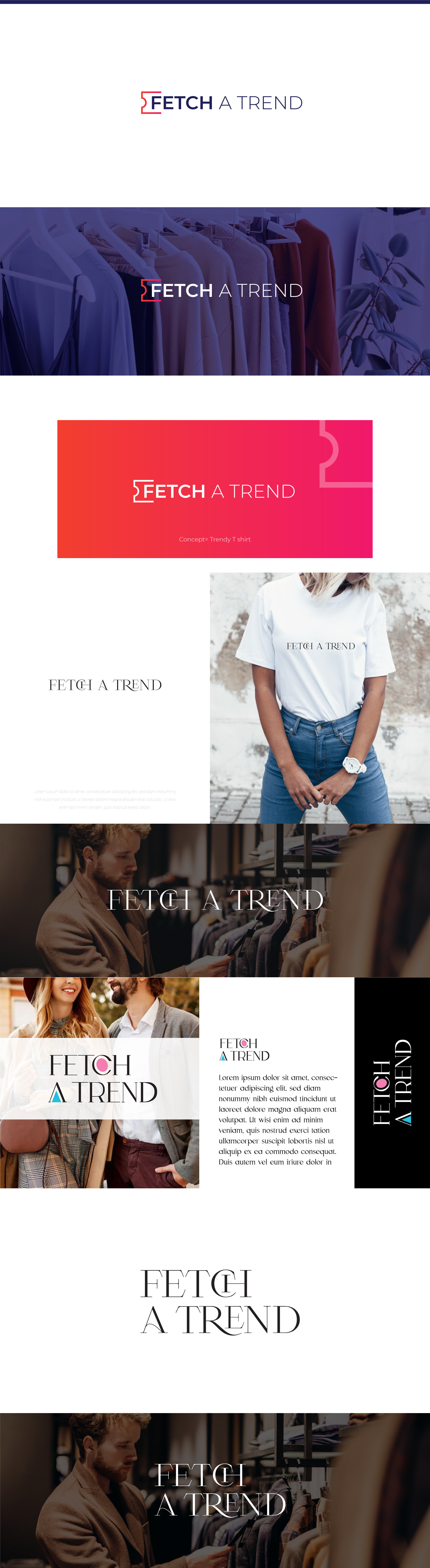 ArtStation - Fetch A Trend Logo Concepts | Brand Logo Design