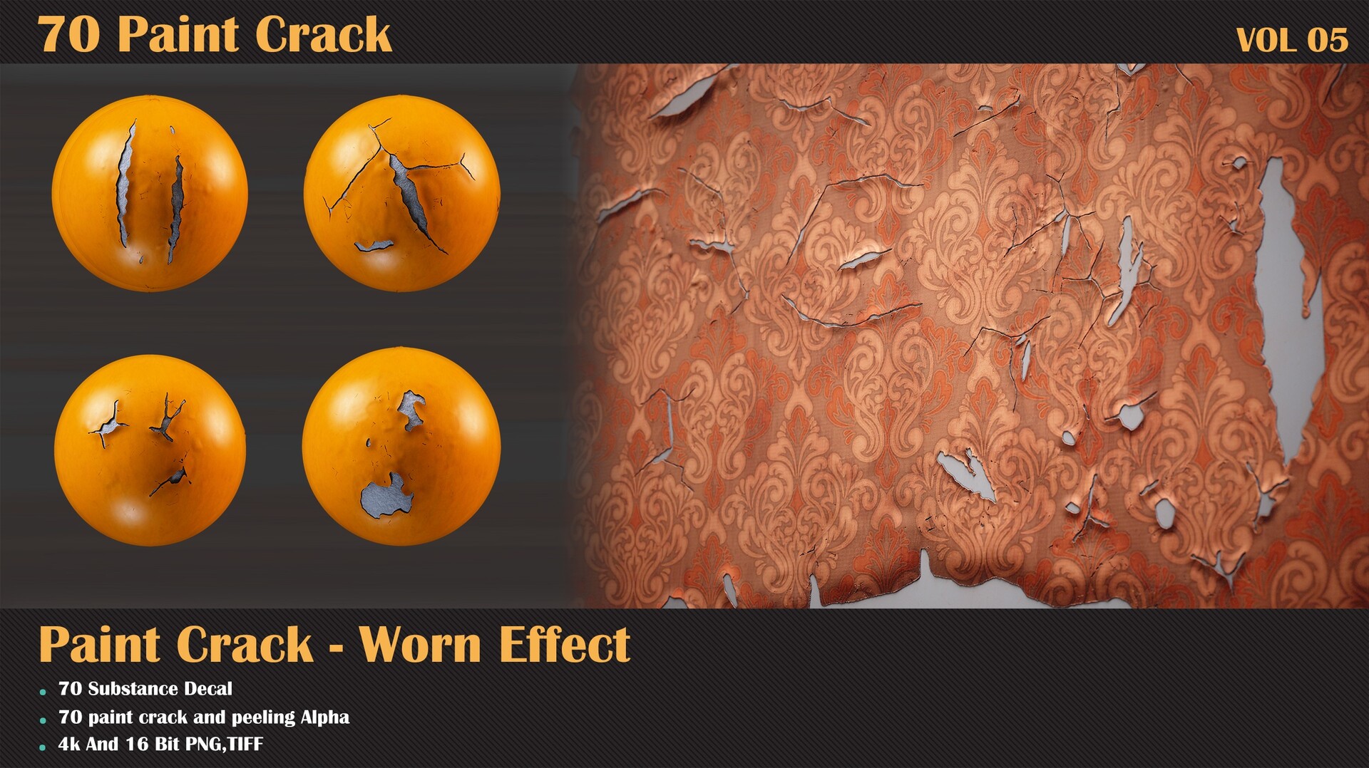 ArtStation - 70 Paint Crack - VOL 05