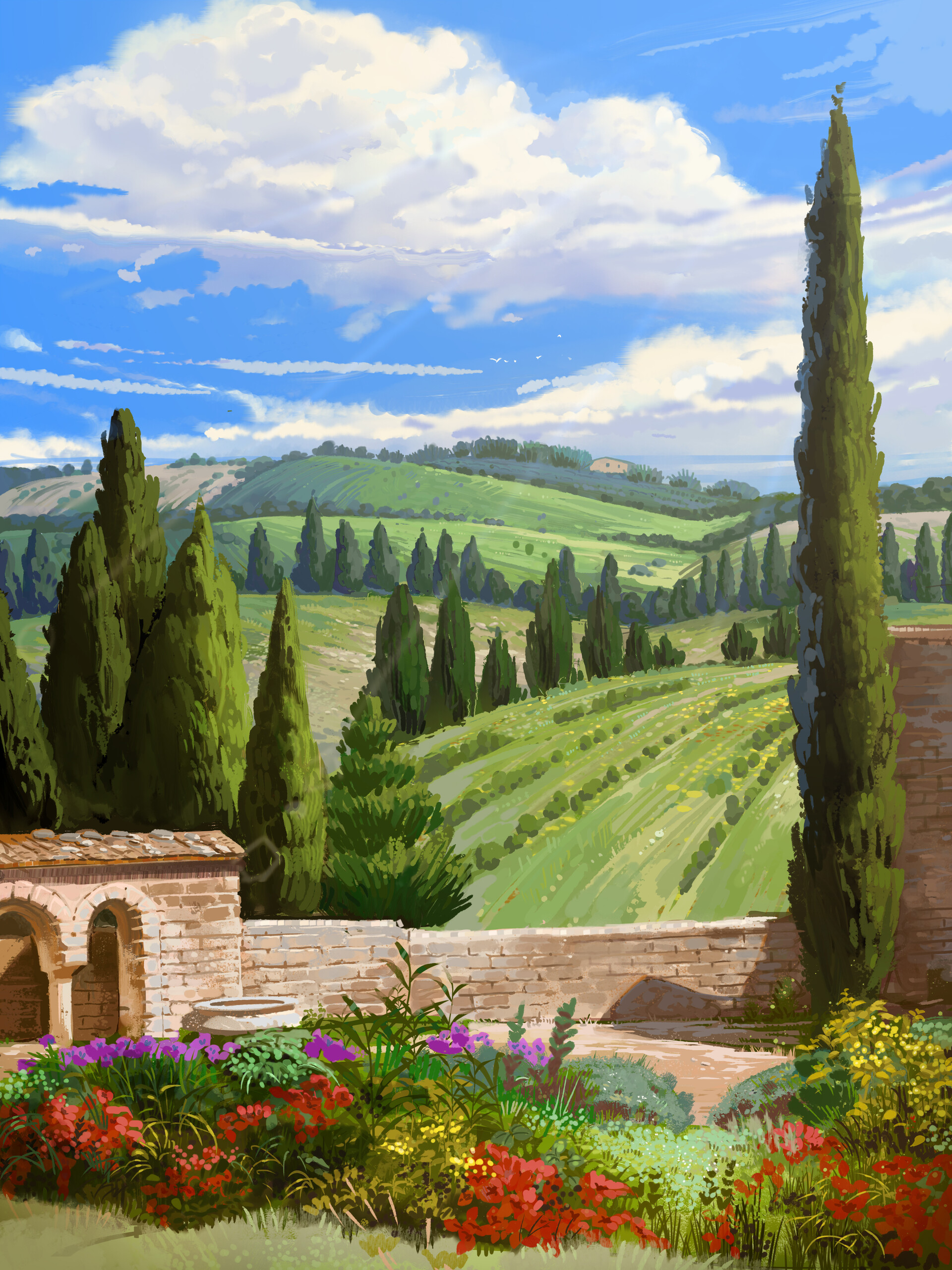 ArtStation - landscape painting