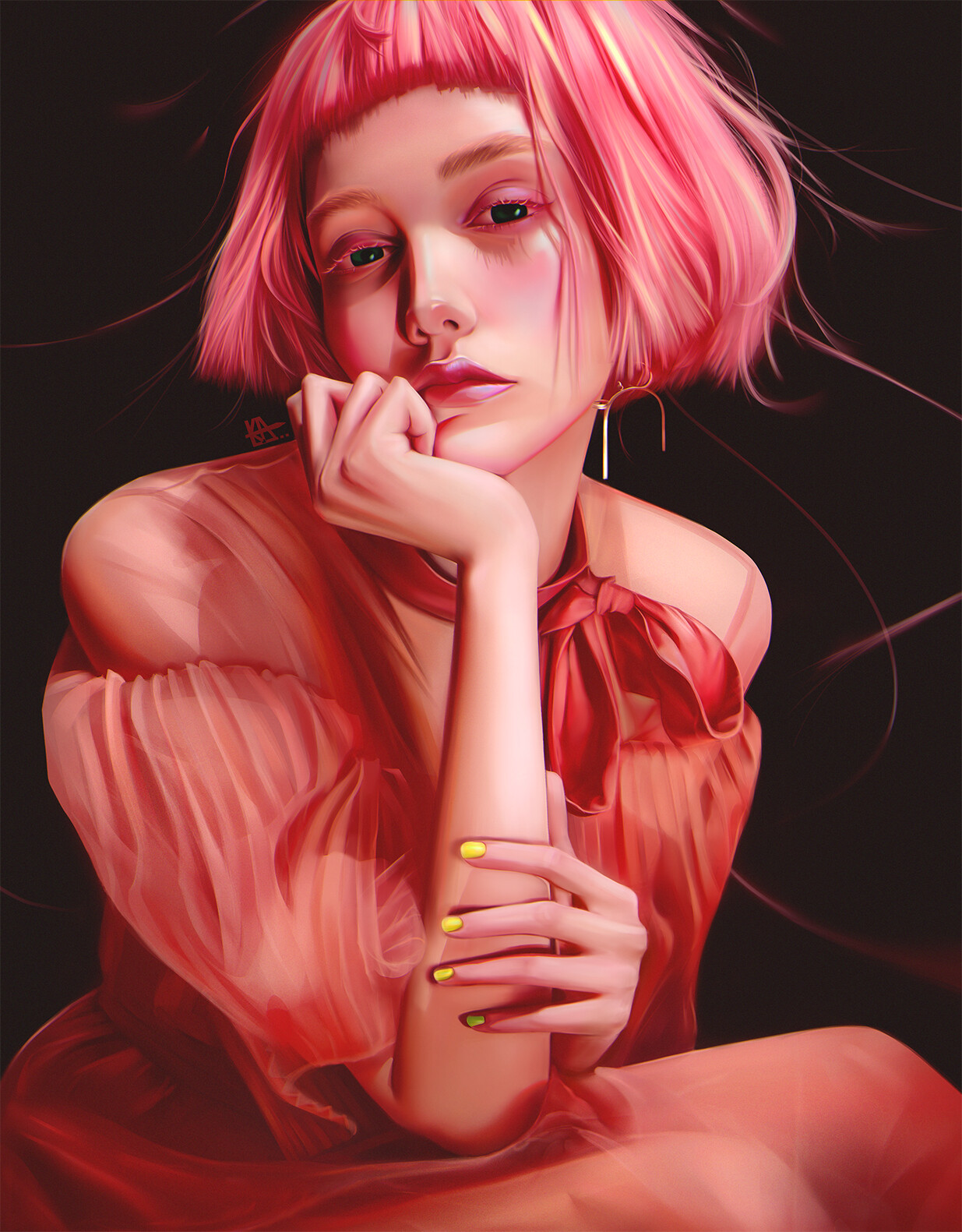 ArtStation - Pink Lady