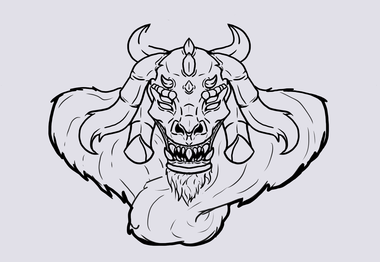 ArtStation - Litch Lineart