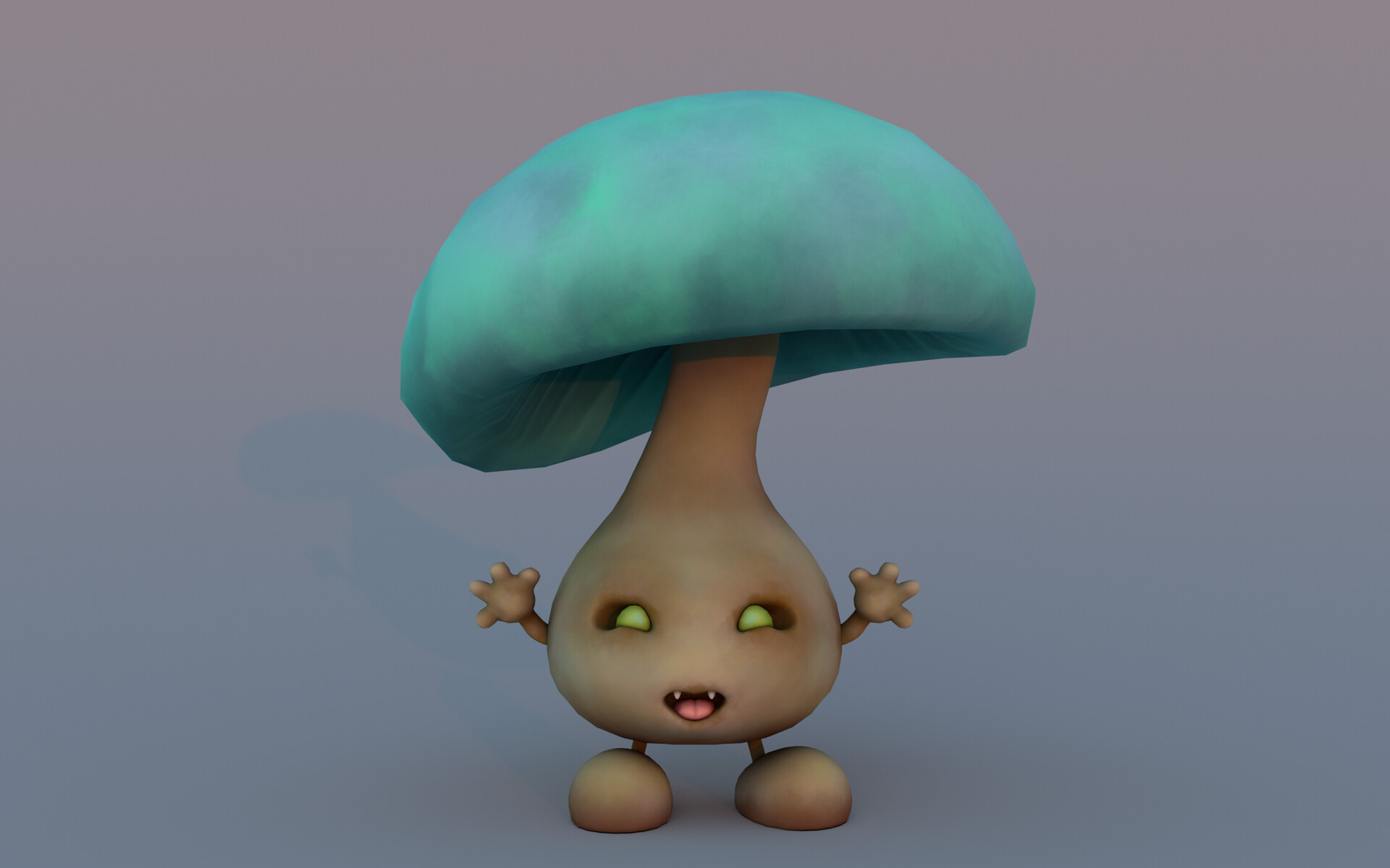 ArtStation - mushymonster_lowpoly