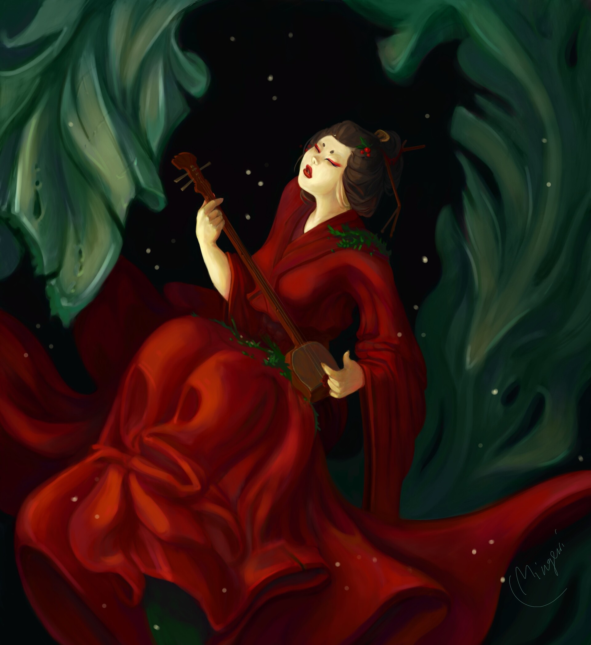 ArtStation - Japan mermaid