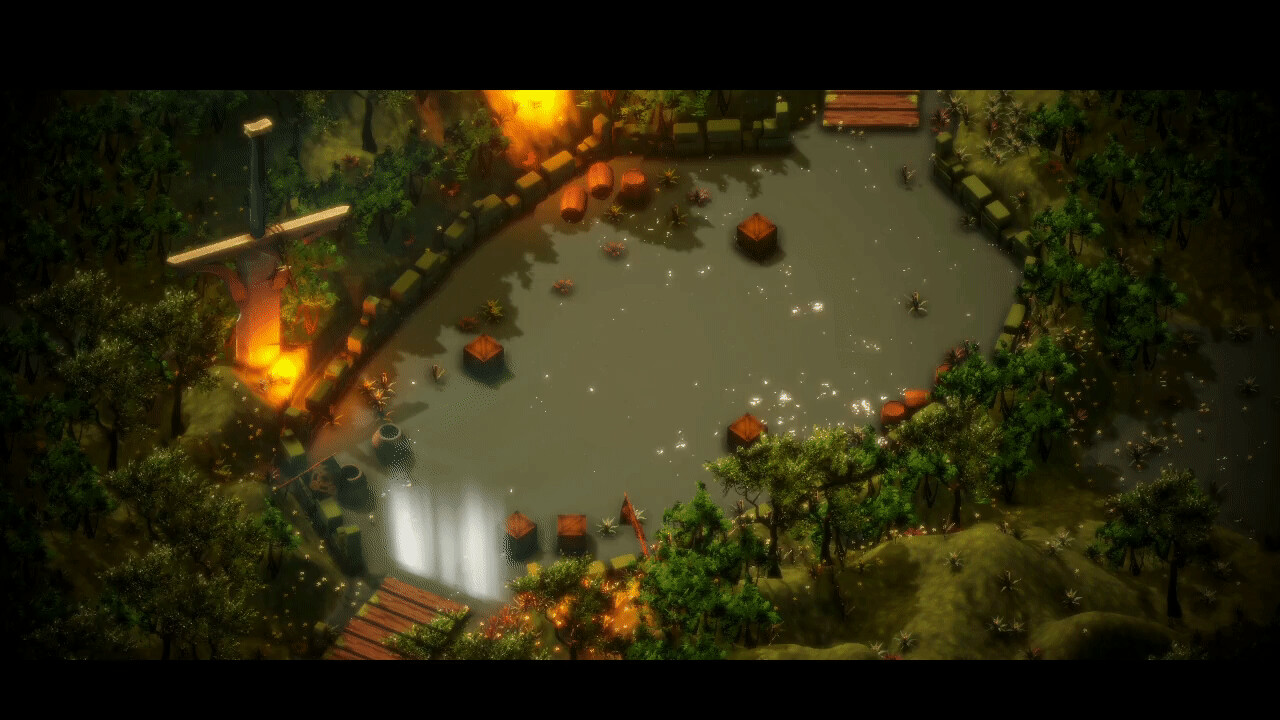 ArtStation - Level Design - Swamp - Stylized