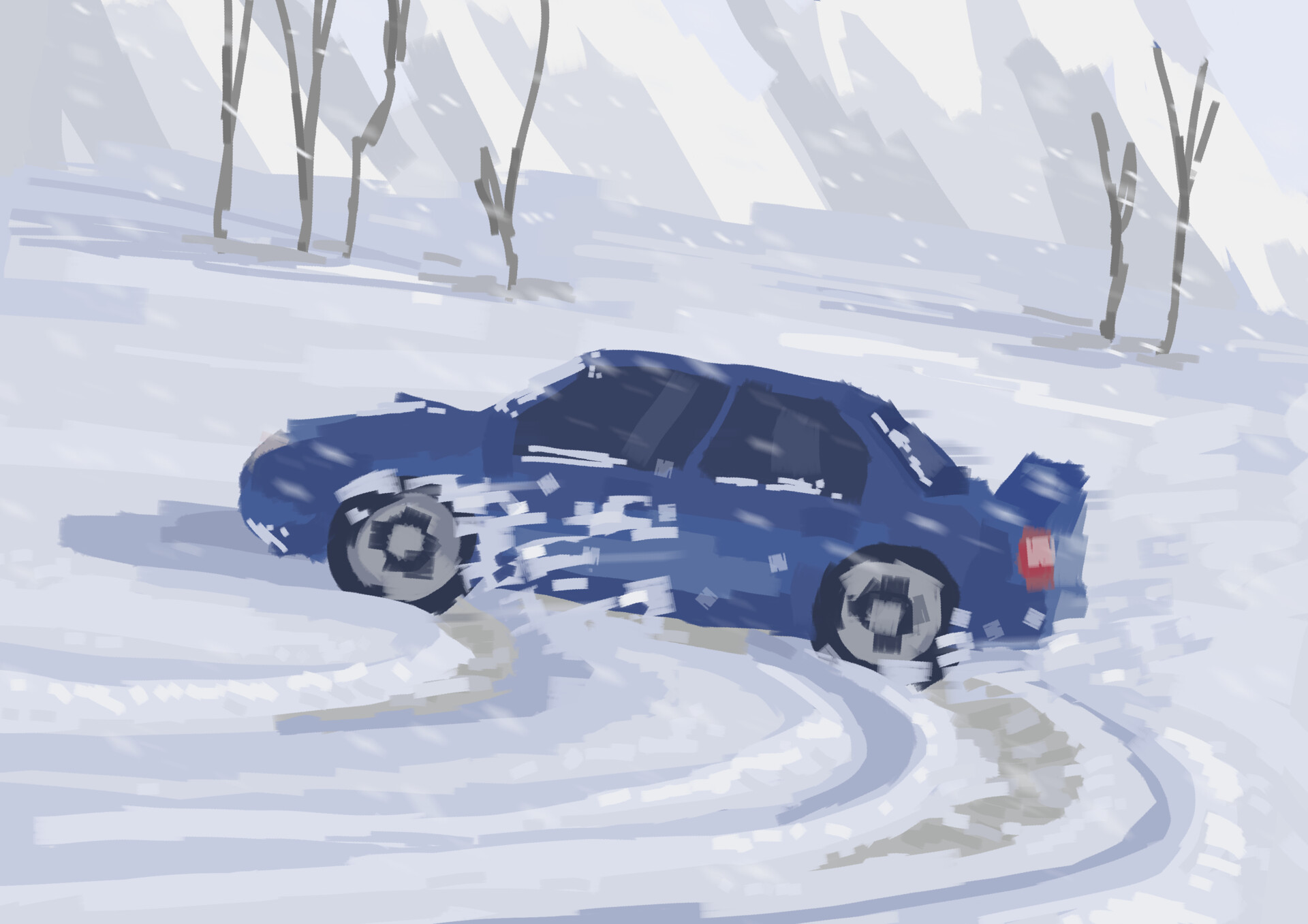 ArtStation - Snow drift