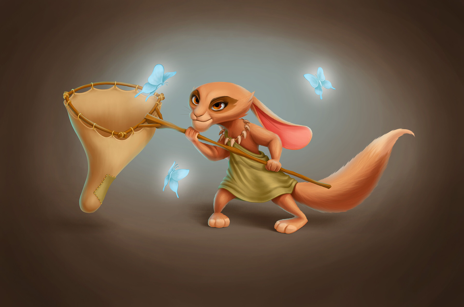 ArtStation - Rabbit-cat creature concept