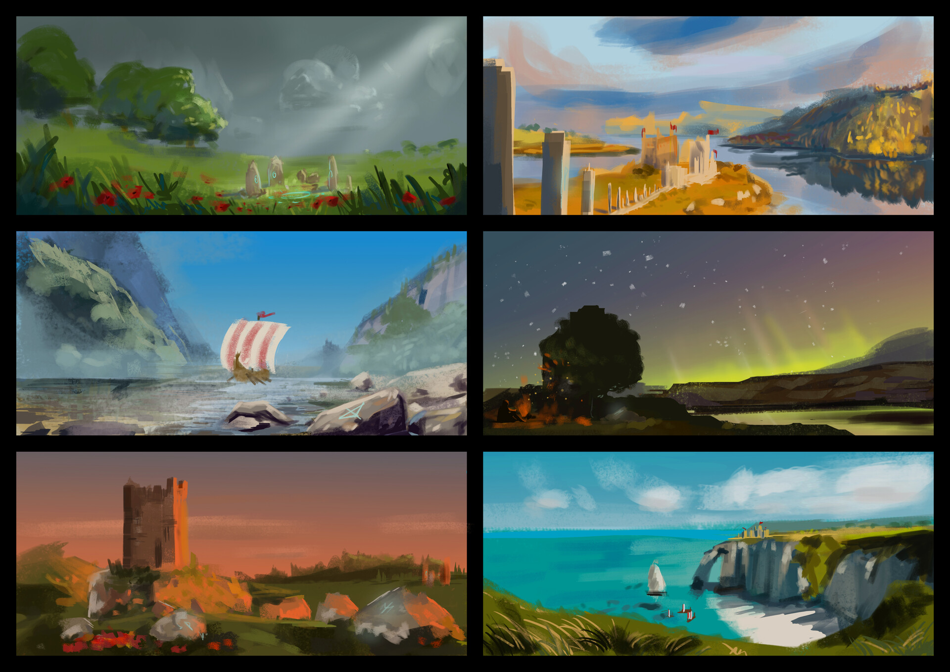 ArtStation - Landscape Thumbnails