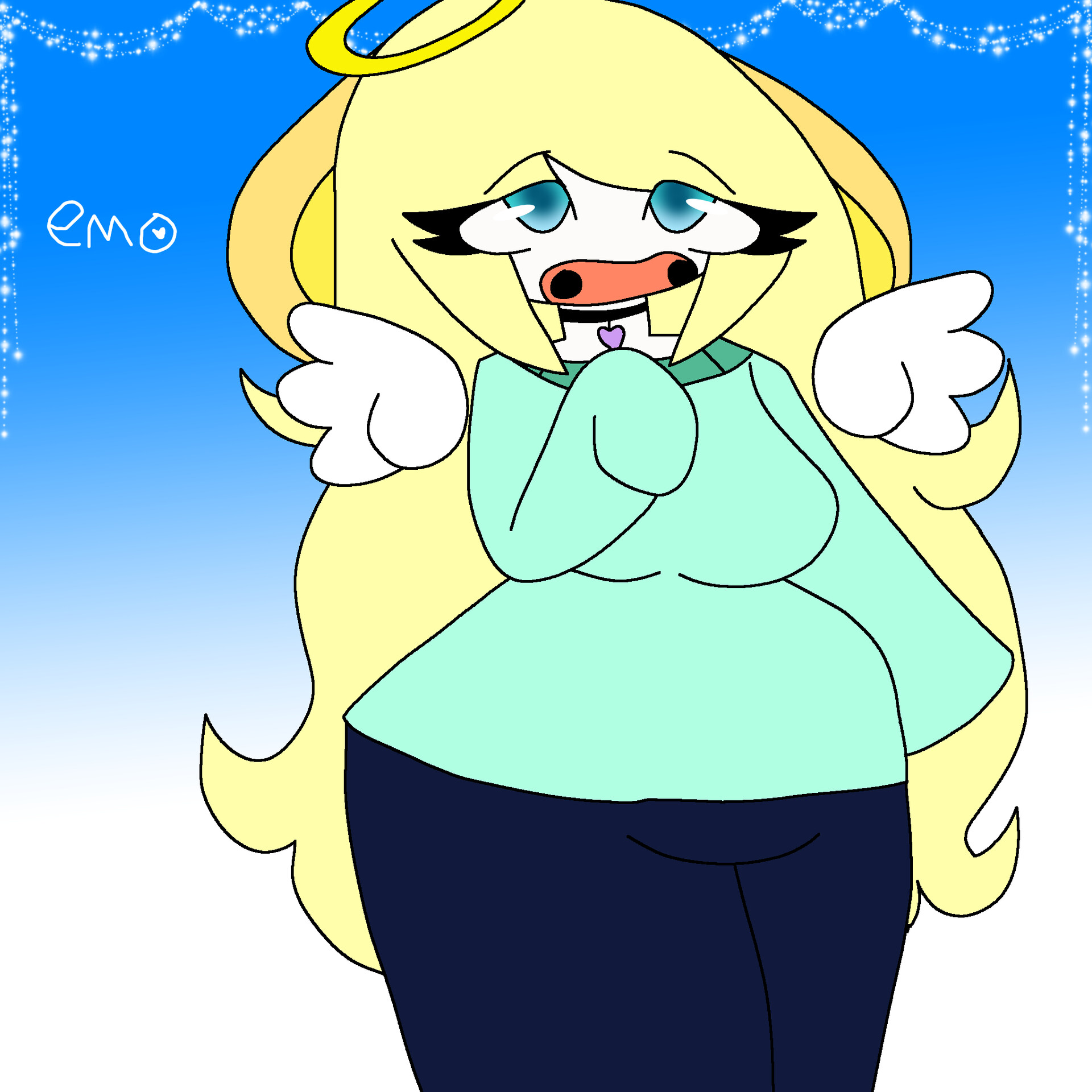 ArtStation - angel cow