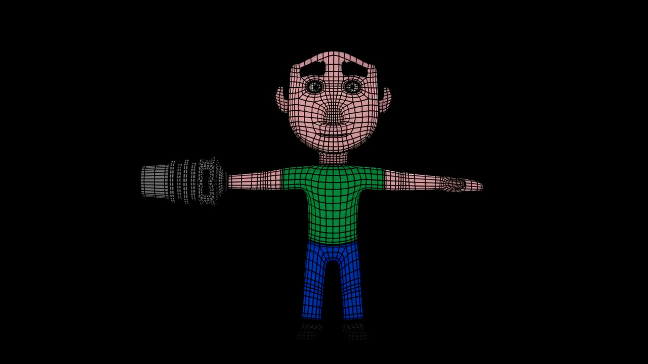 ArtStation - Personagem Game | Character Game | Low-Poly | High-Poly