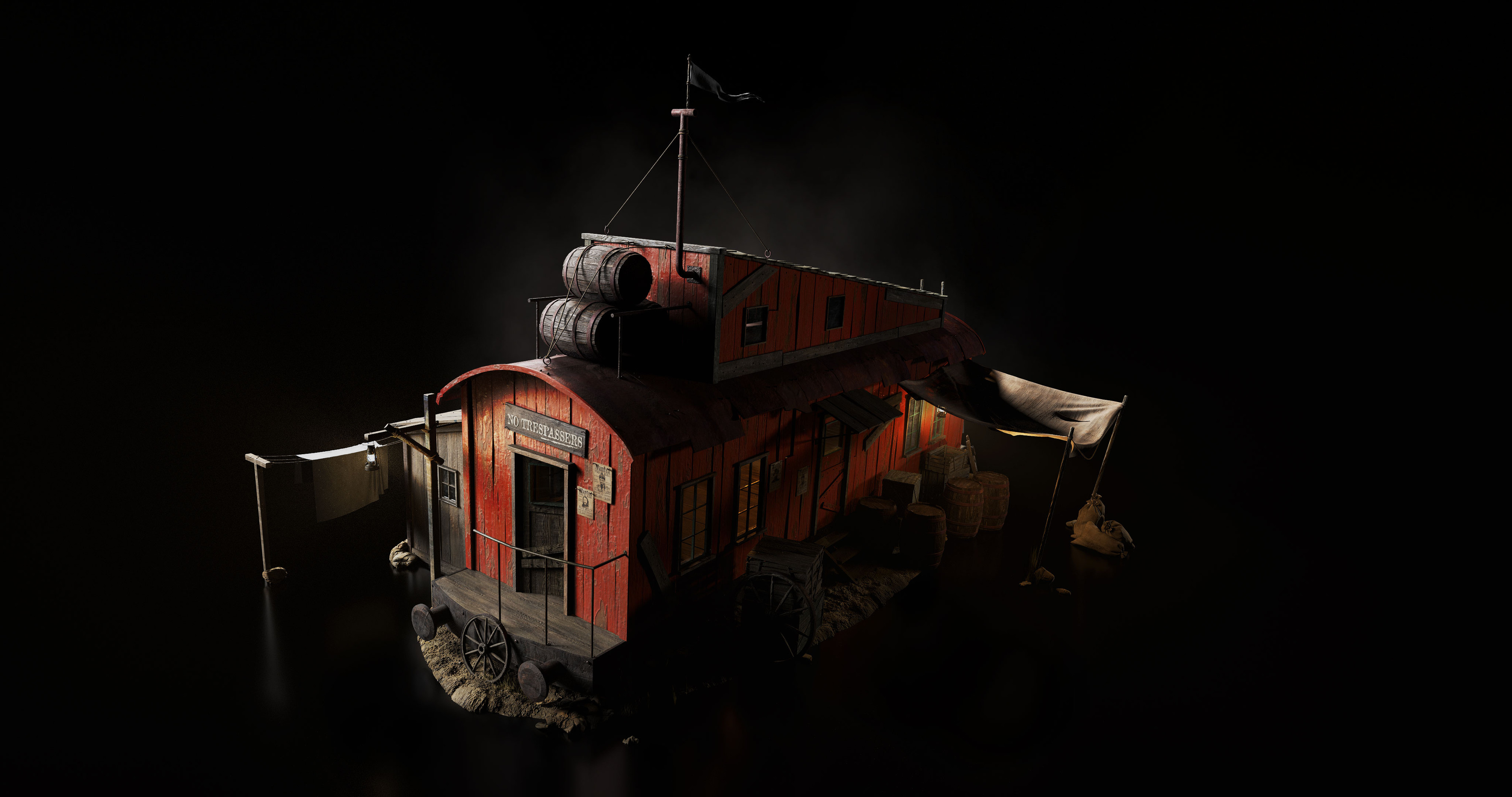 KitBash3D - OUTLAW - 3D Asset Kit