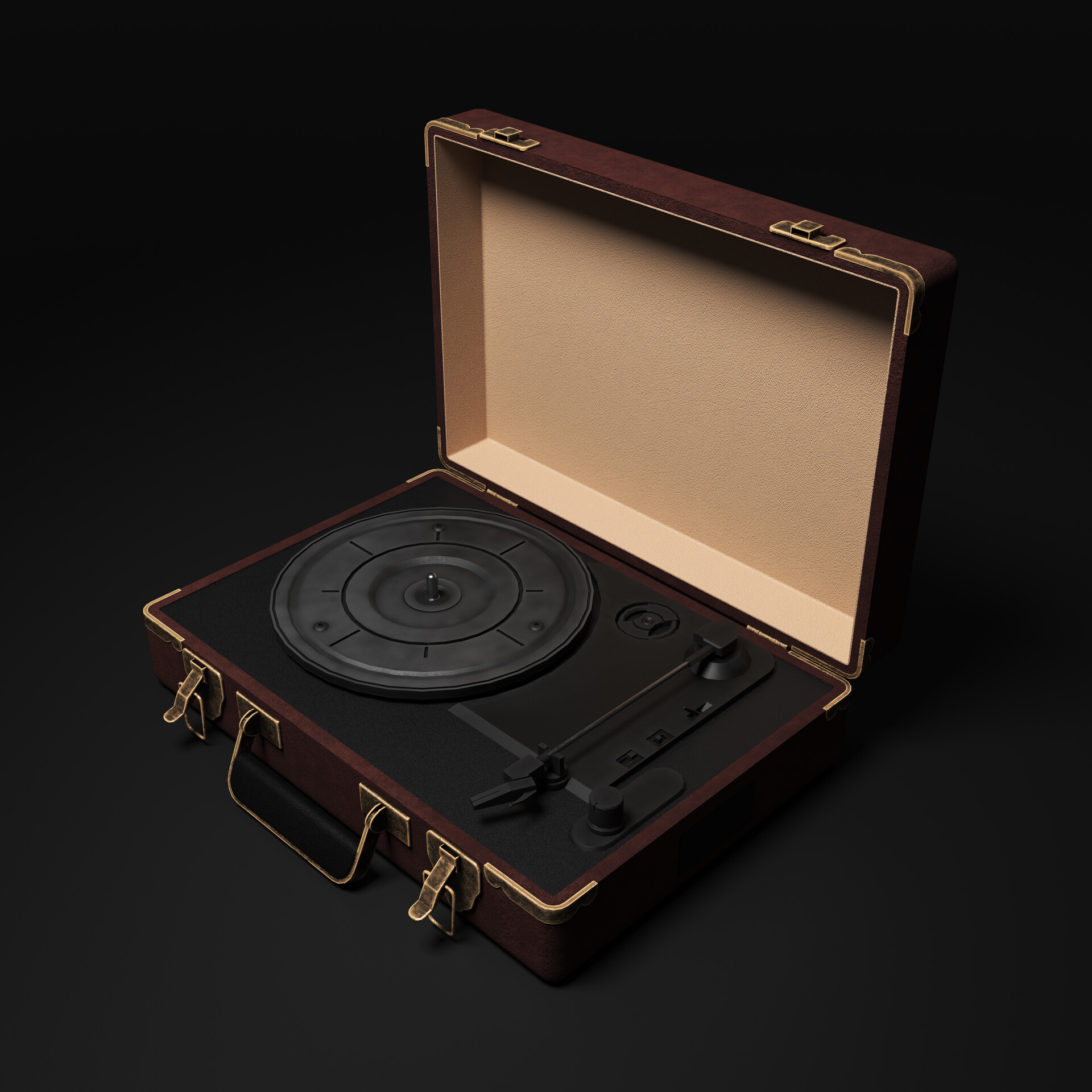 ArtStation - Game Ready Record Player