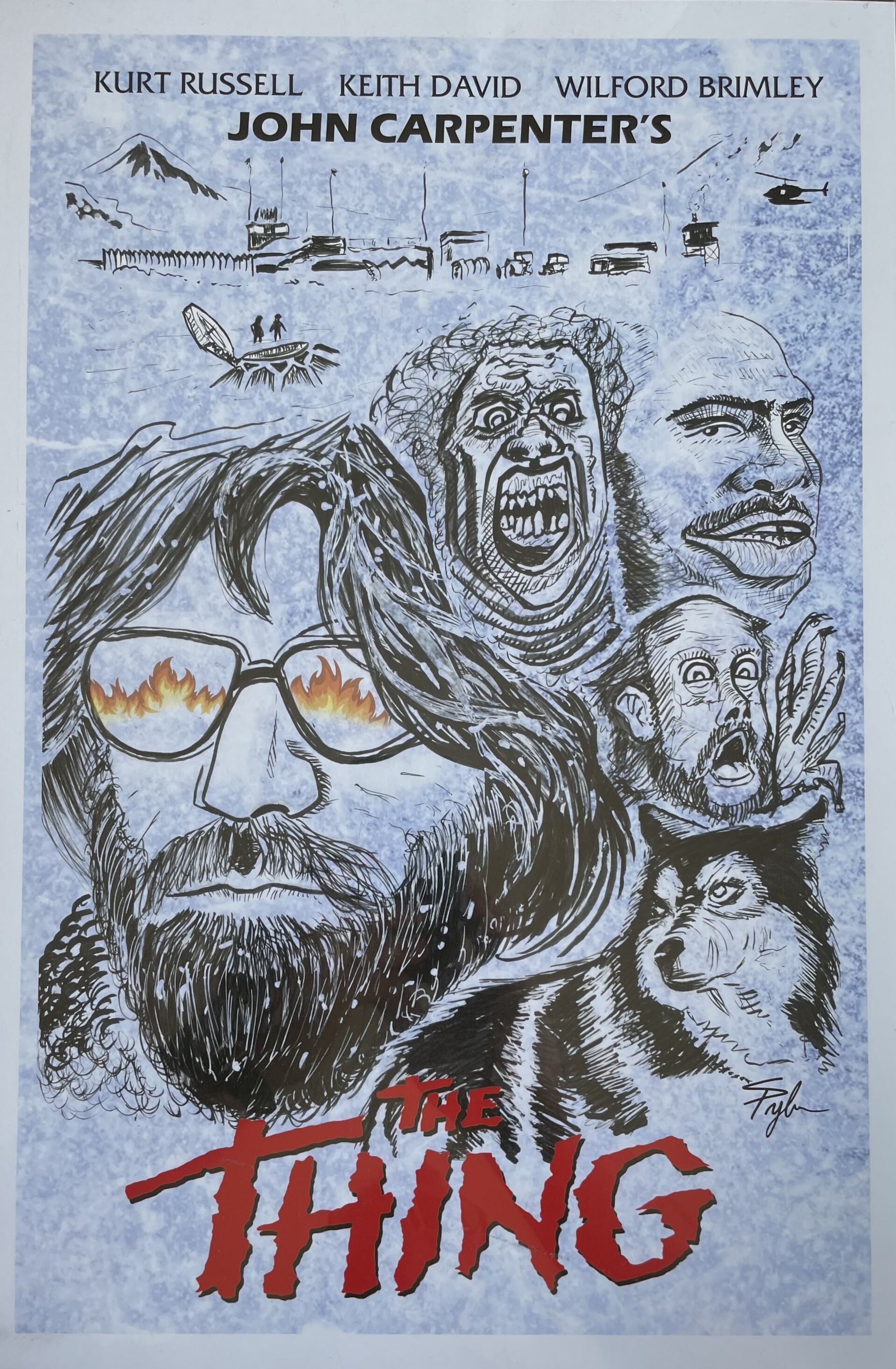 ArtStation - The THING movie poster
