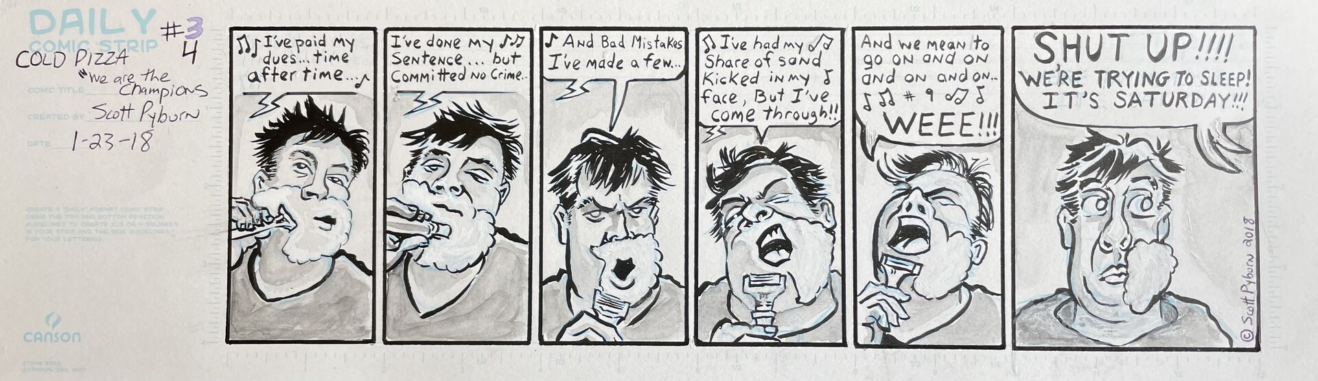 ArtStation - Cold Pizza Strip #4