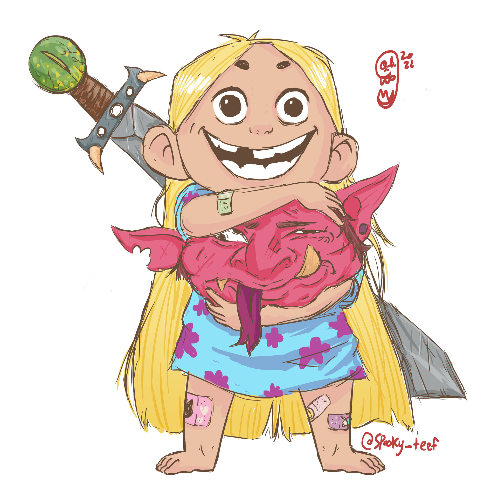 ArtStation - Abigail the DEMON HUNTER