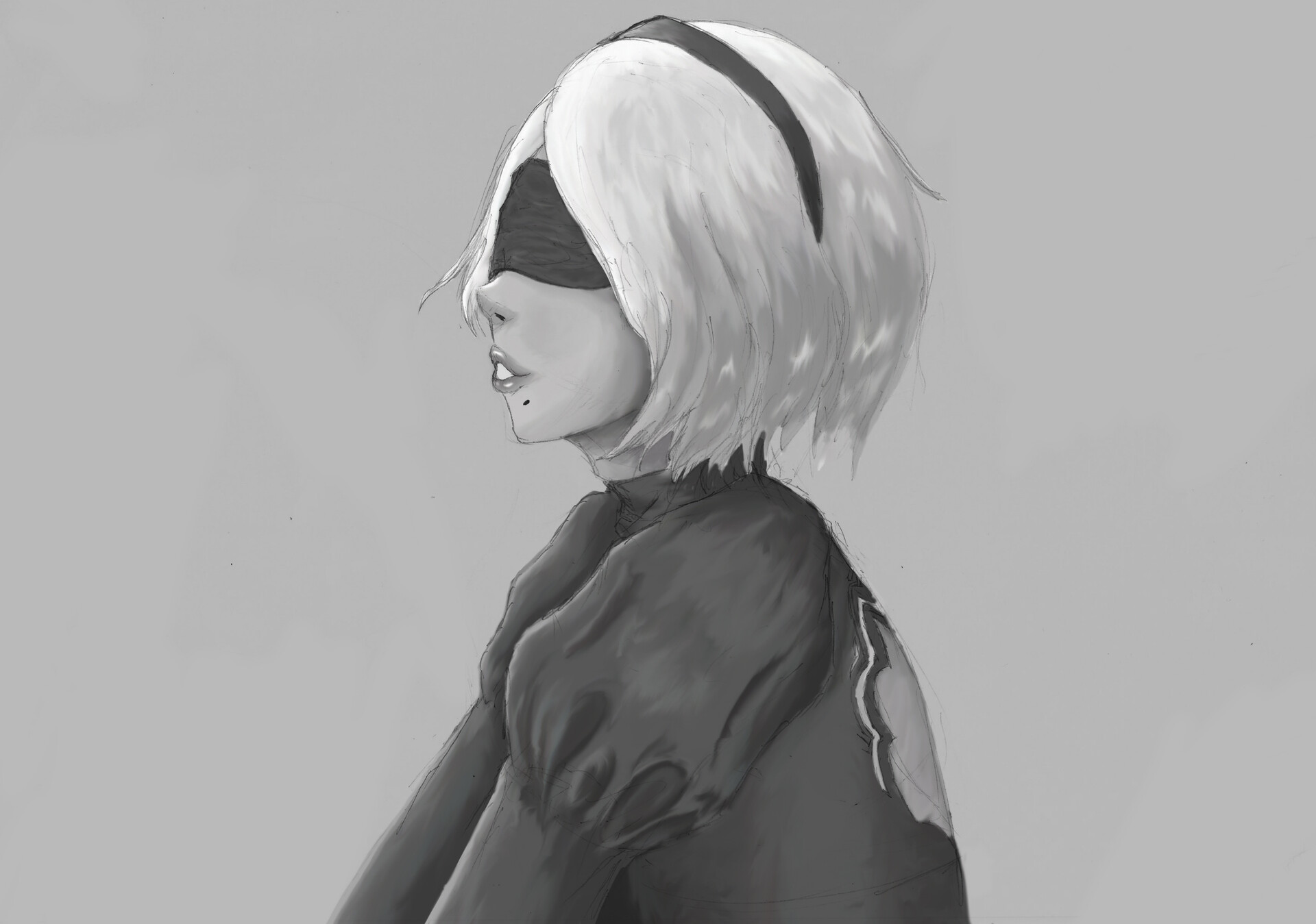 Tiago Loureiro (NakiArts) - Nier:Automata 2B Fan Art