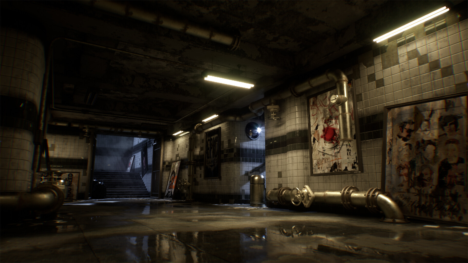 Andrea Alliaud - Subway ReLighting UE5