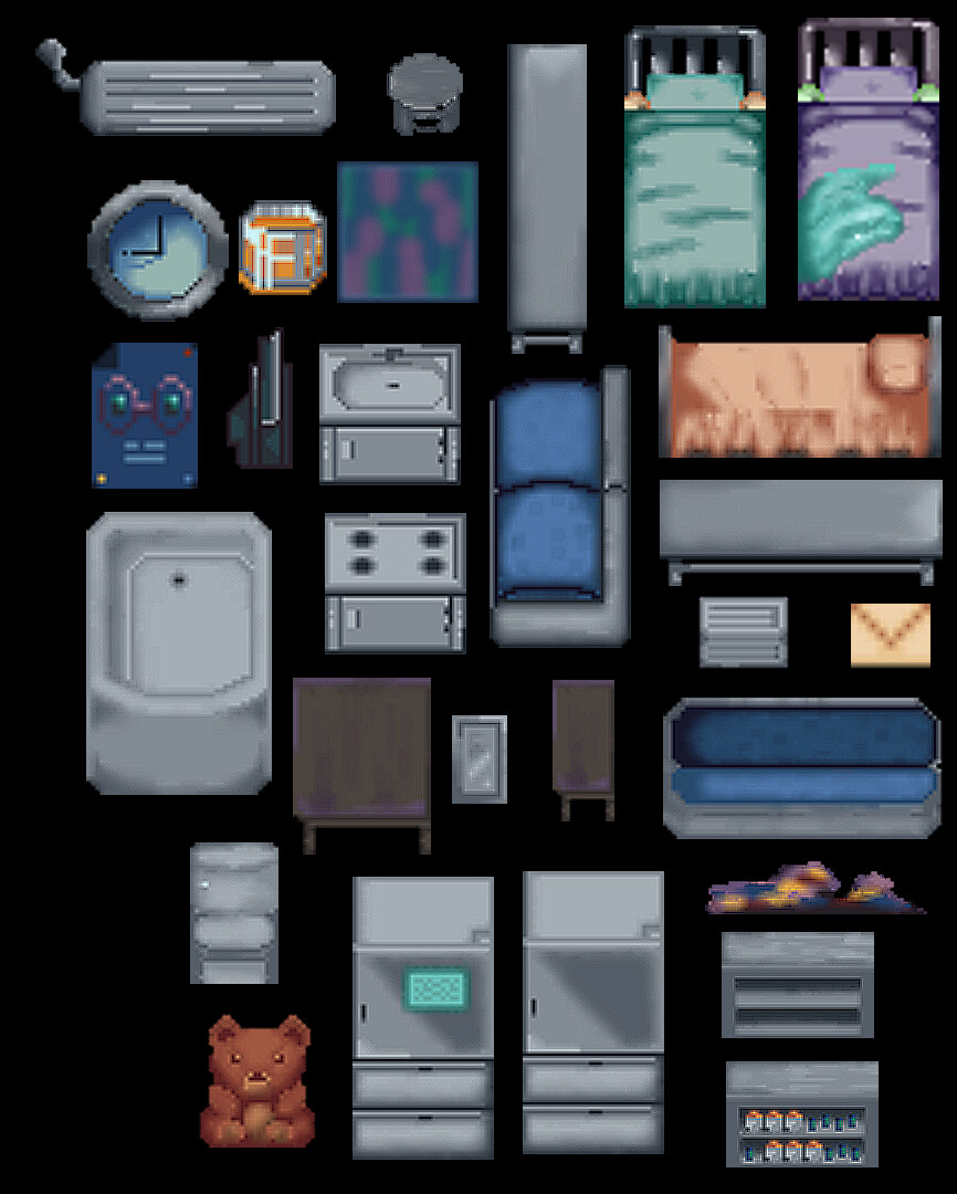 ArtStation - Futuristic Asset Set