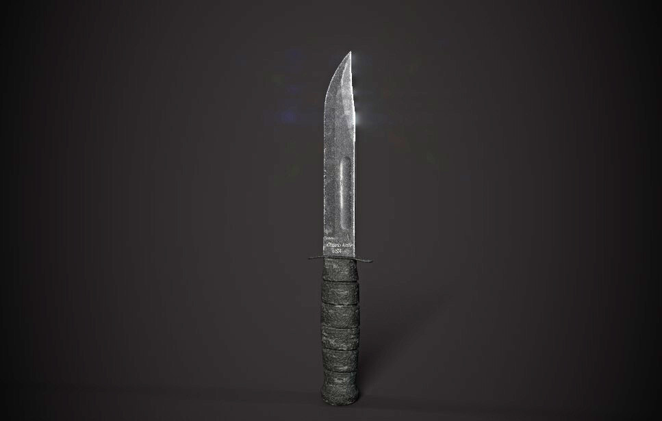 ArtStation - Knife -Texturing