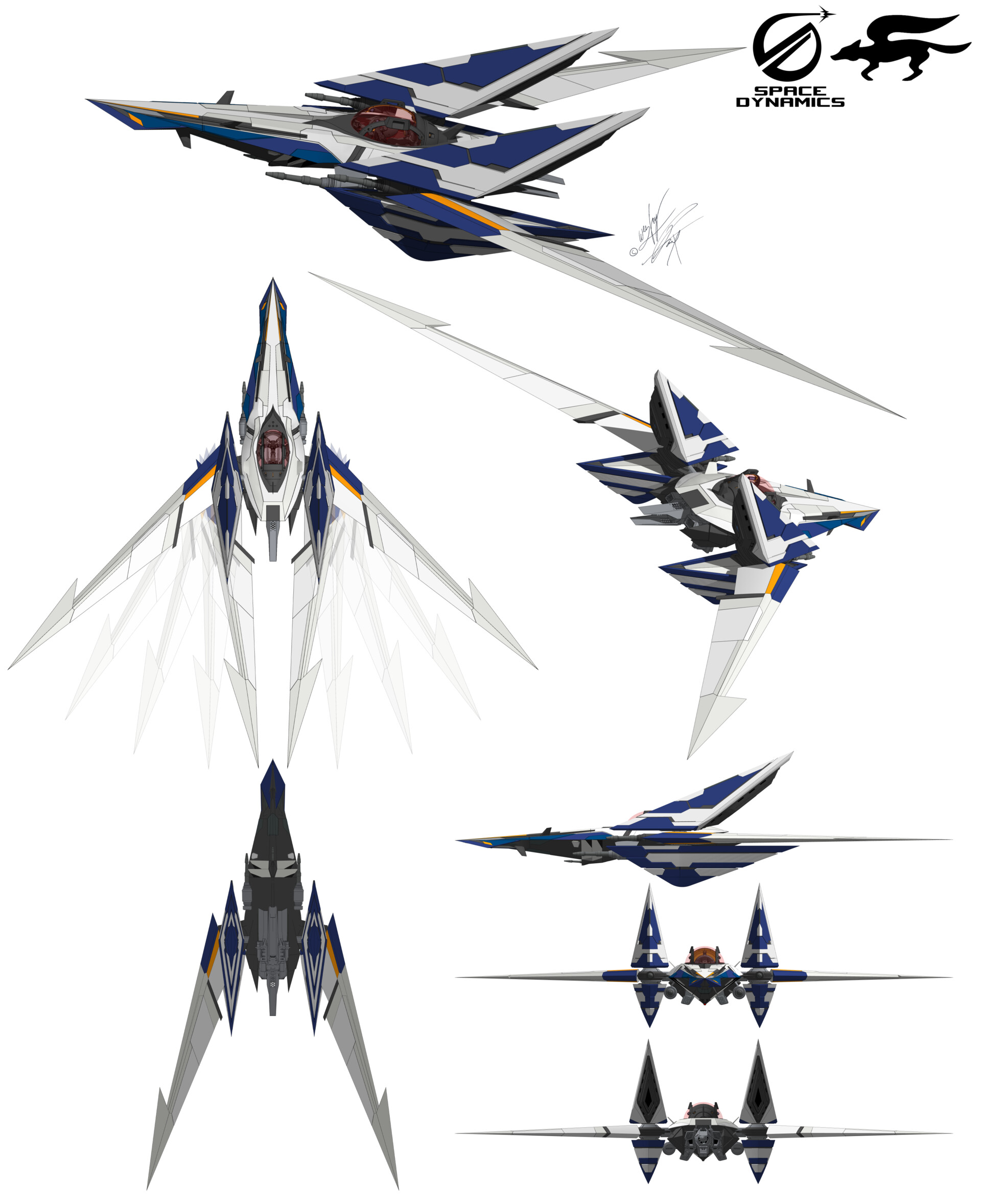 Wesley Fax - Space Dynamics FX4500 Arwing 3 Prototype