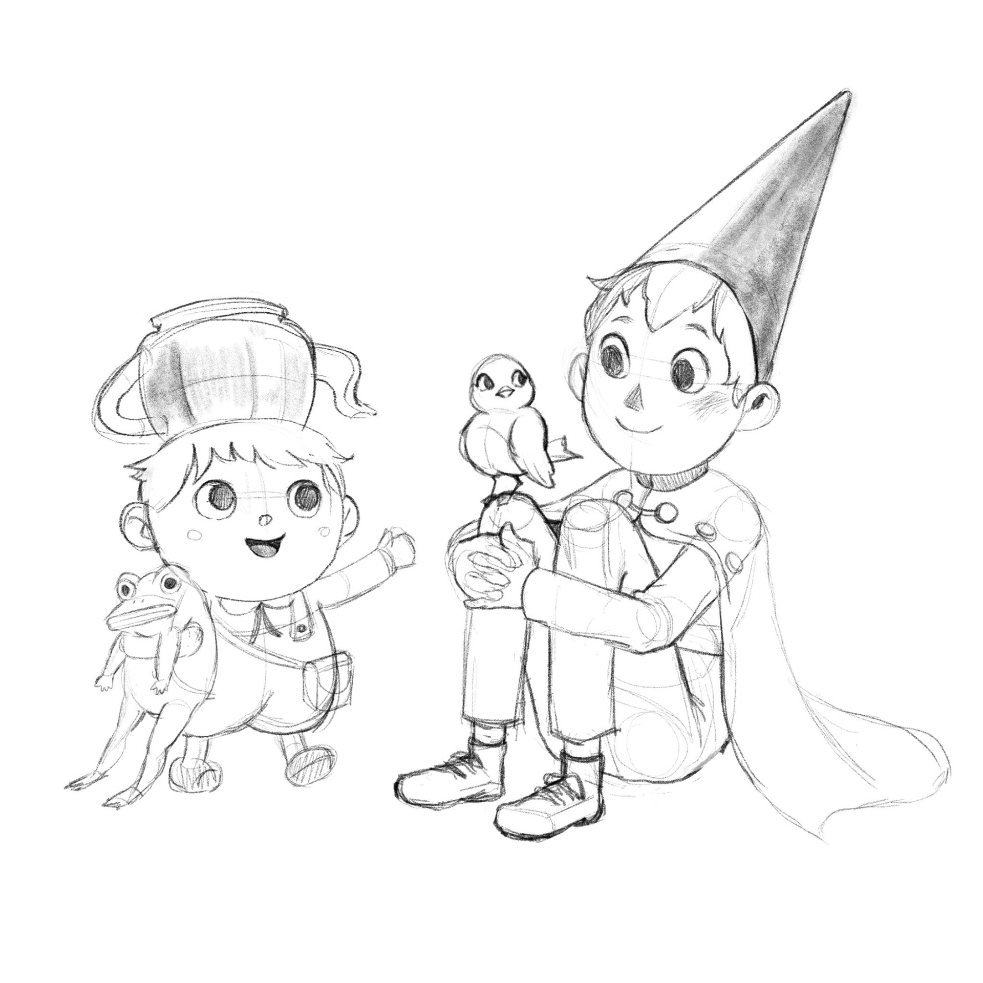 over the garden wall coloring pages