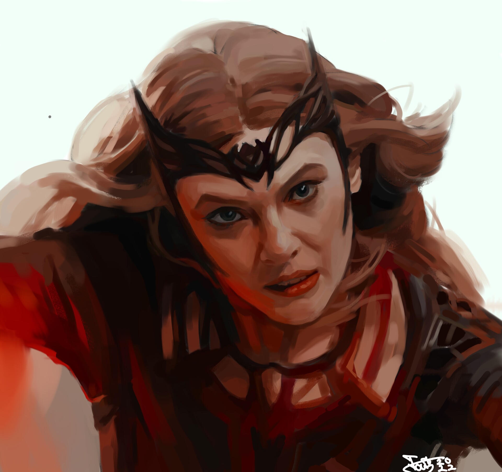 ArtStation - Wanda-The Scarlet Witch