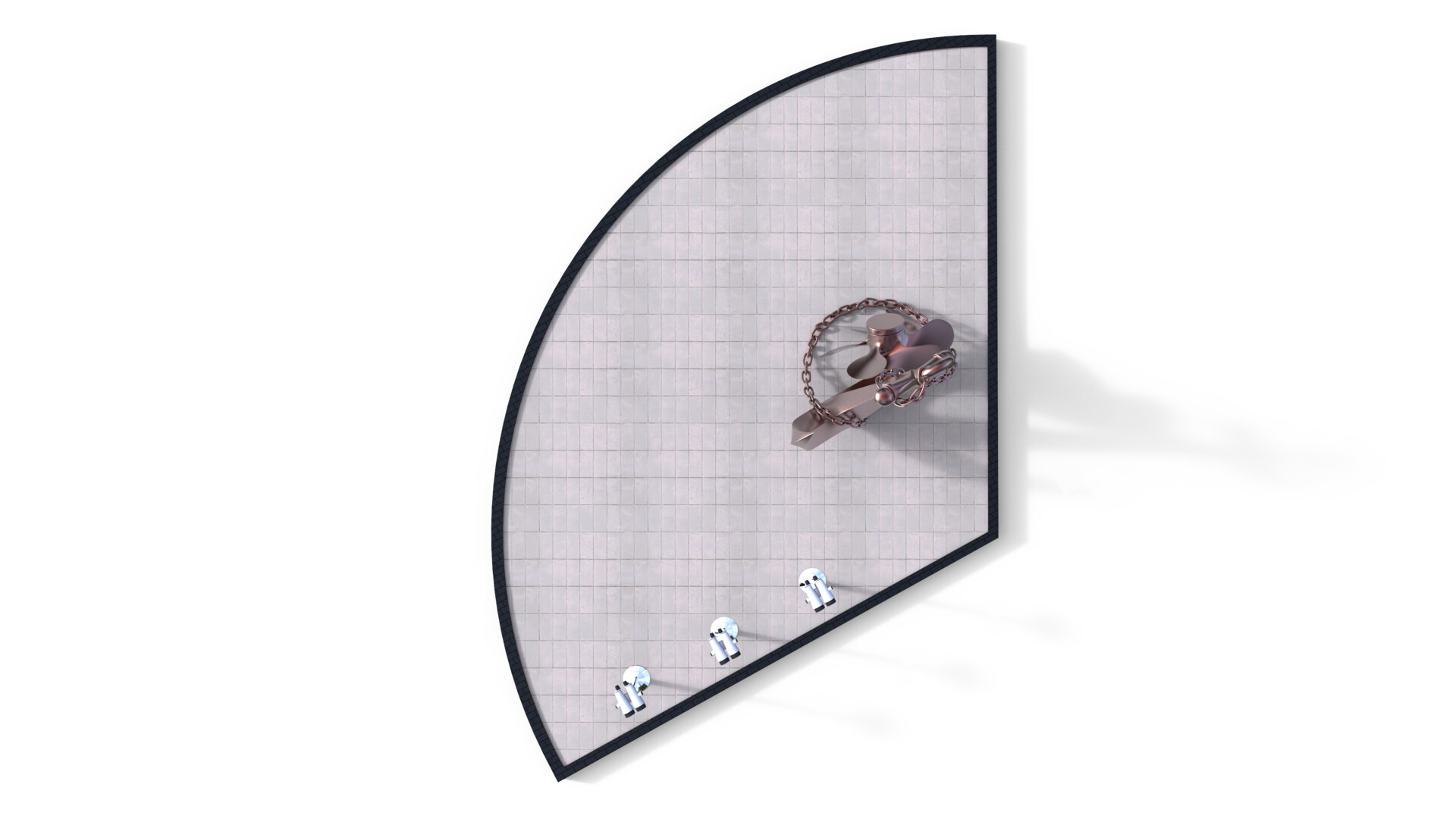 Heuk Kell - Structure with anchor, propella, chain