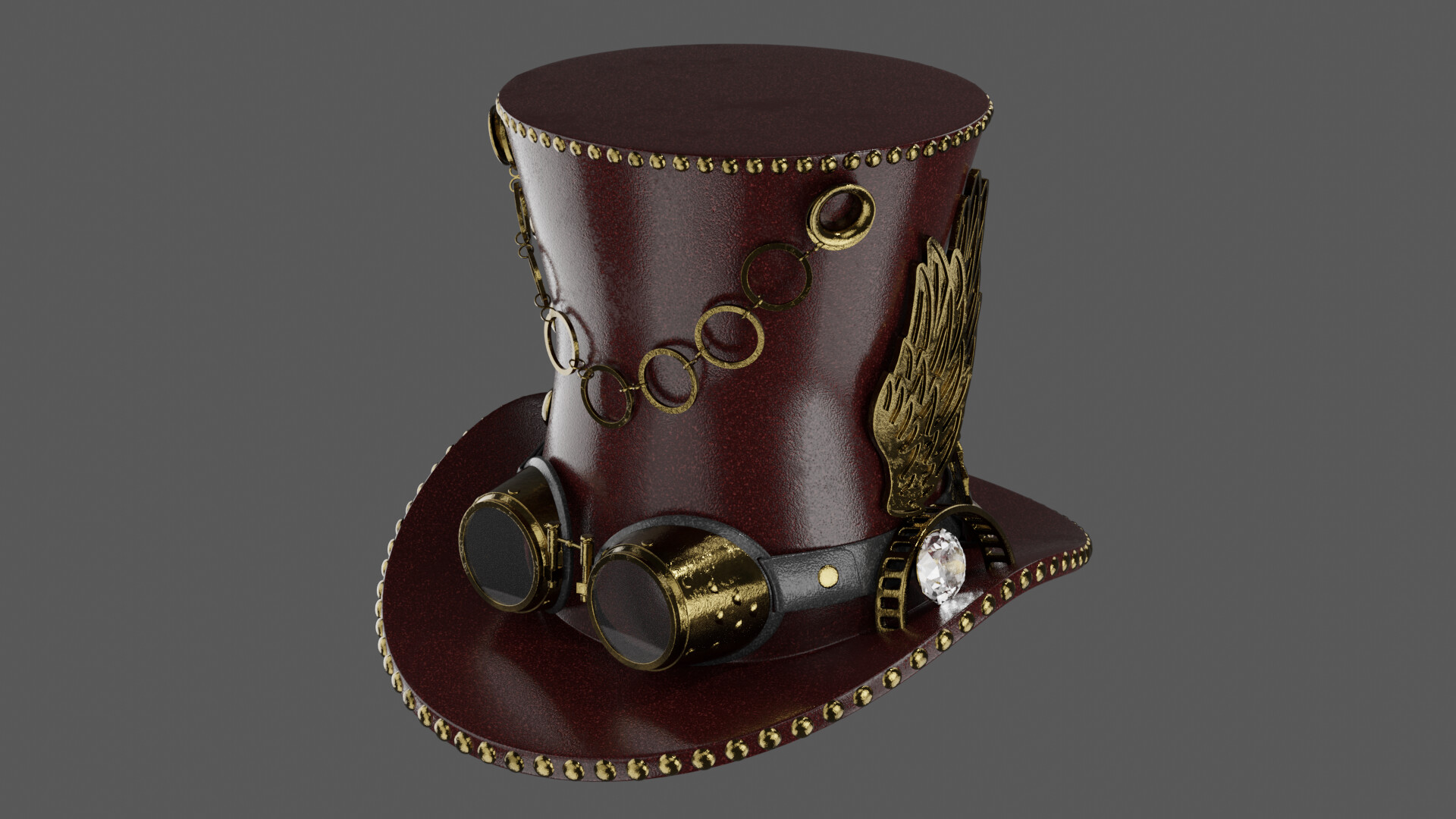 ArtStation - Leather hat